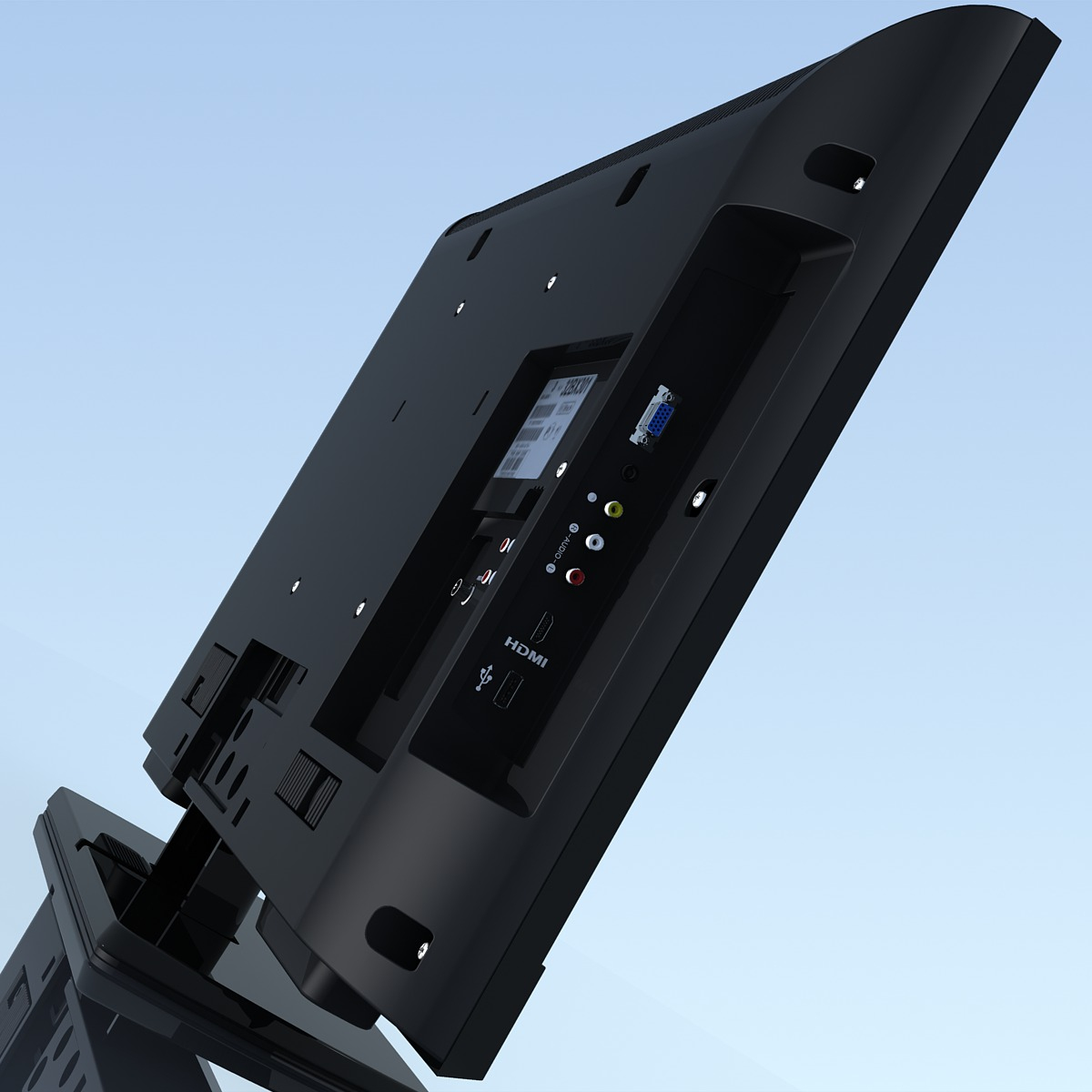 tv sony bravia 3d model