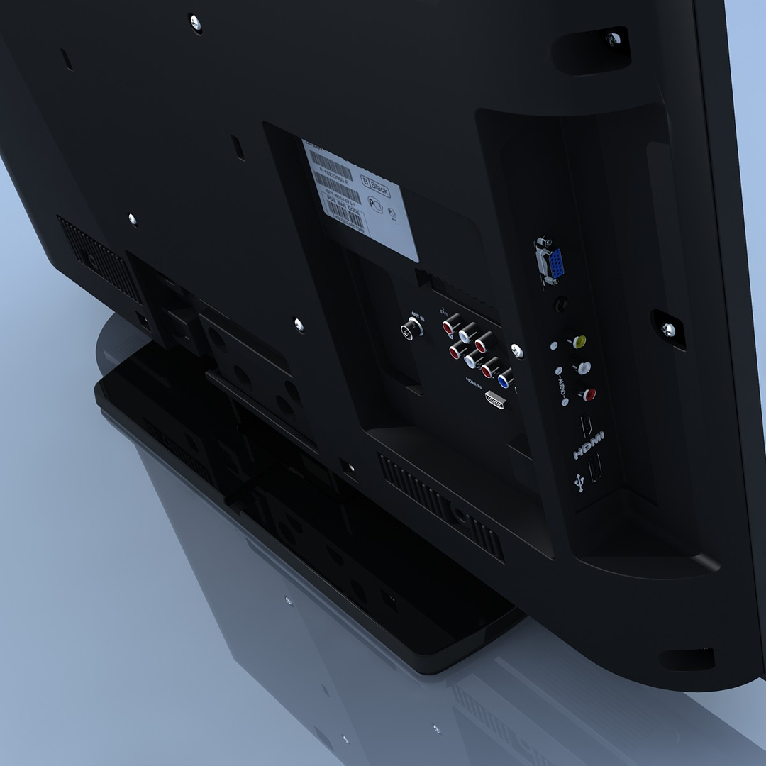 tv sony bravia 3d model