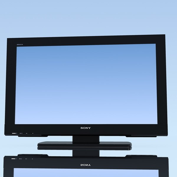 tv sony bravia 3d model