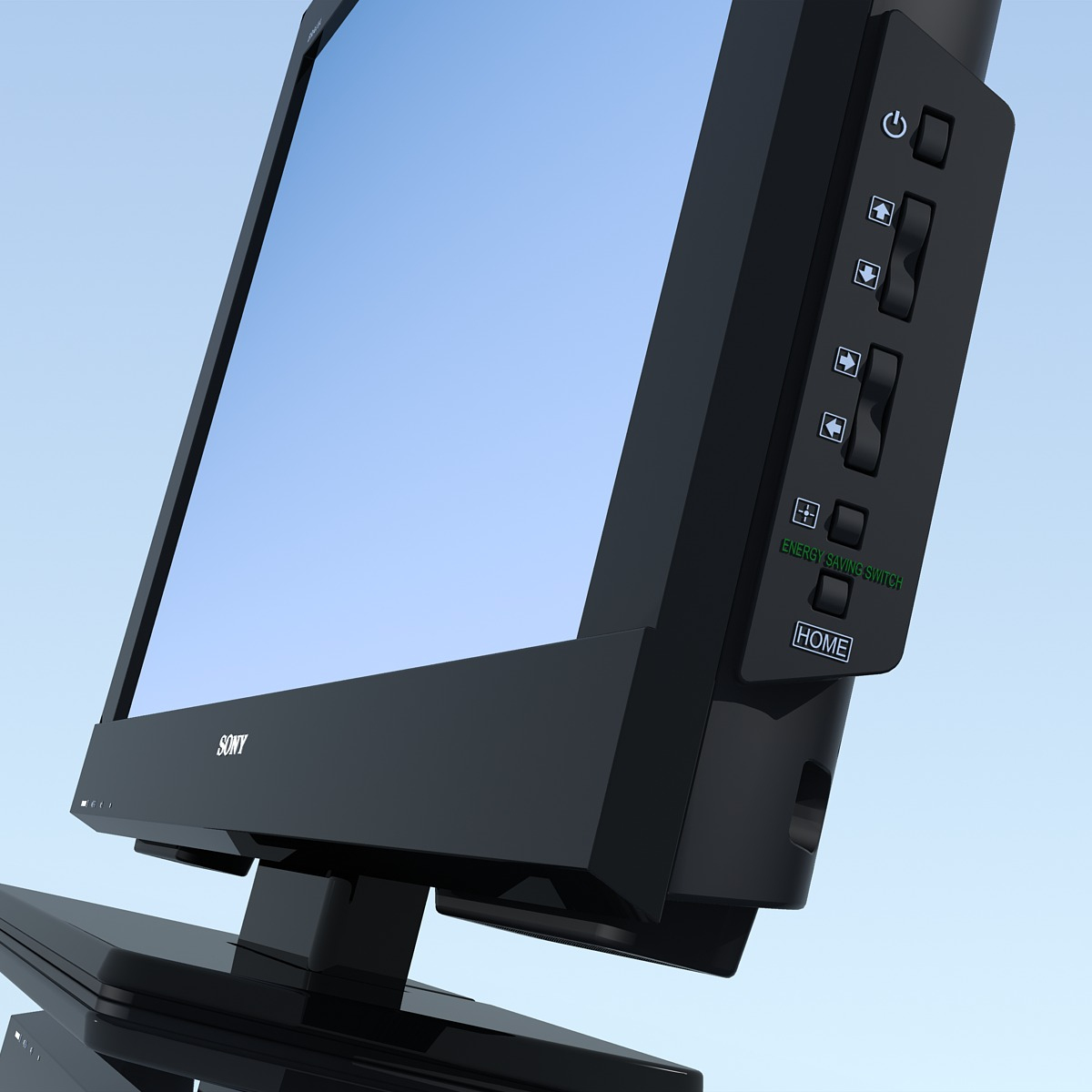 tv sony bravia 3d model