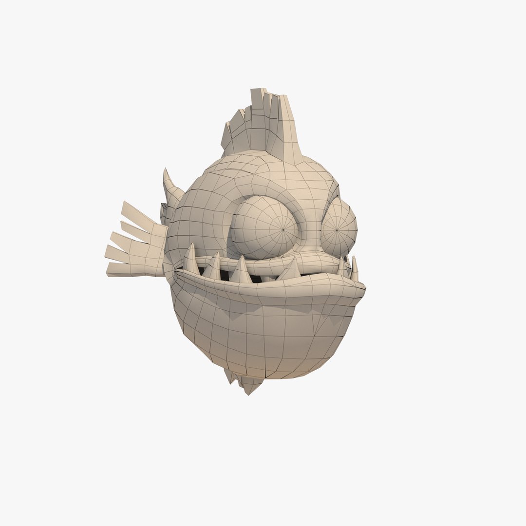 Cartoon Fish 3D Model - TurboSquid 1251239