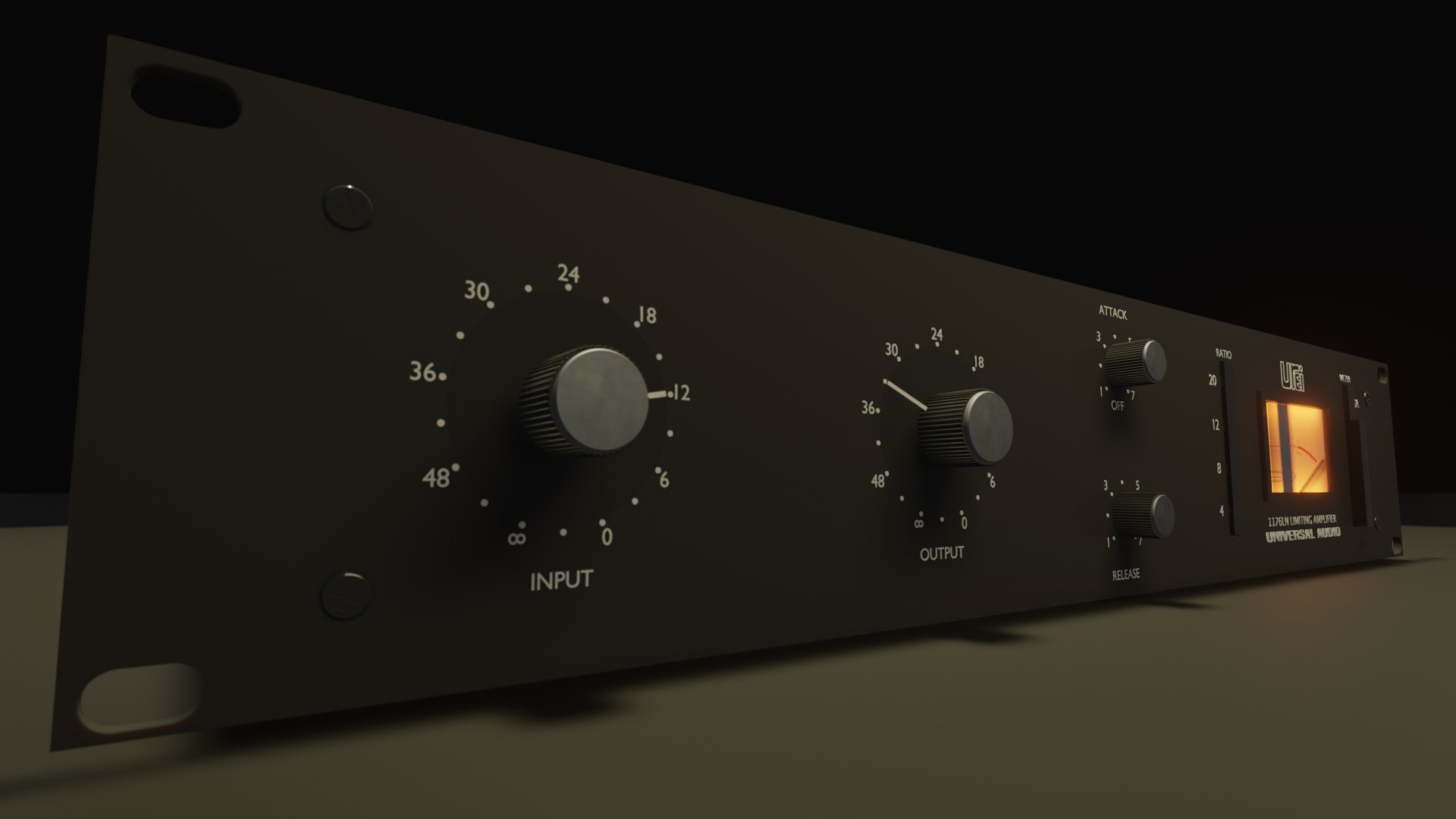 Universal Audio 1176 LN Model - TurboSquid 1807535
