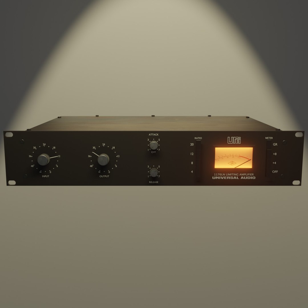 Universal Audio 1176 LN Model - TurboSquid 1807535