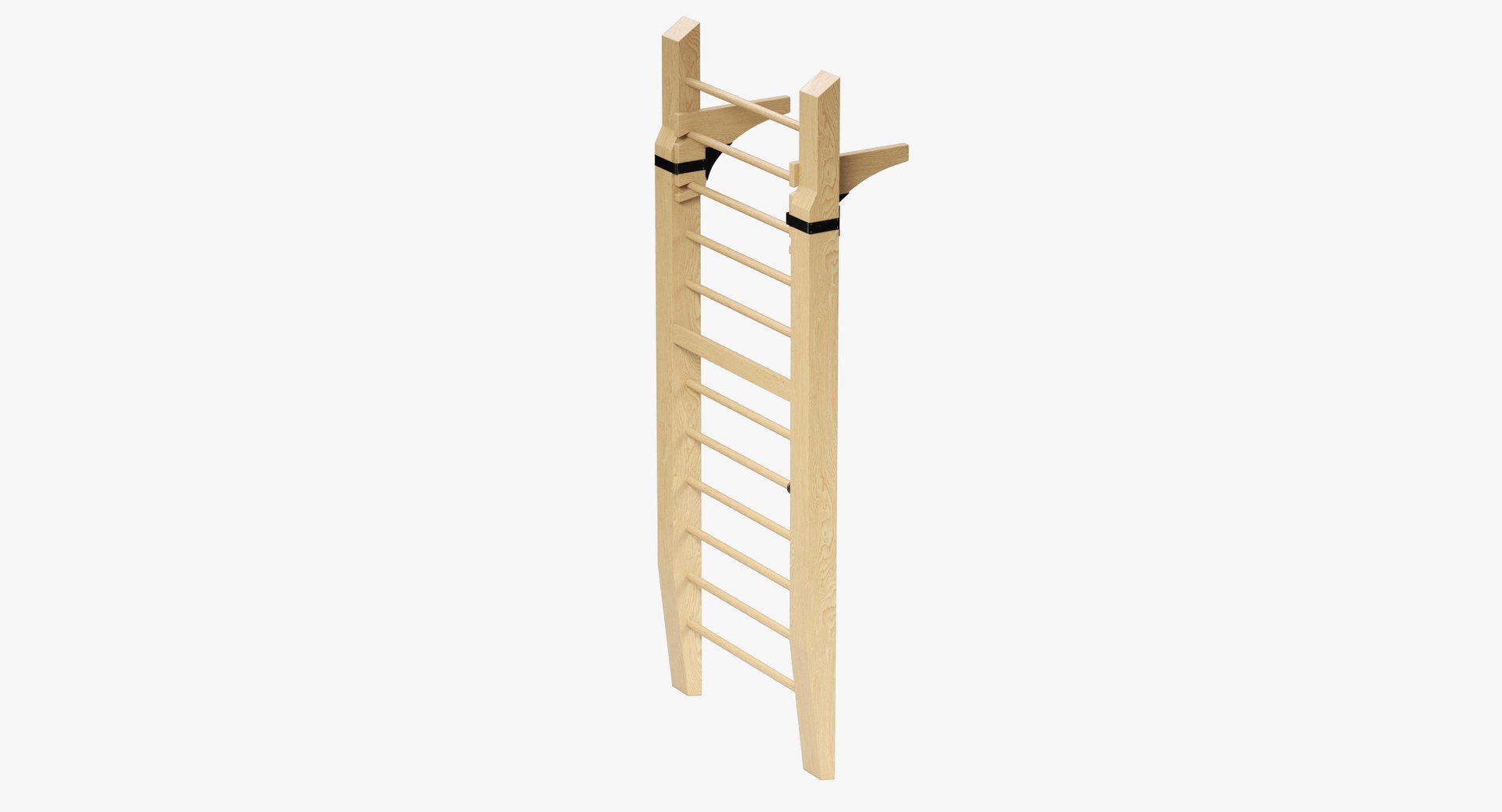 3D Swedish Ladder Wall Model - TurboSquid 2217298