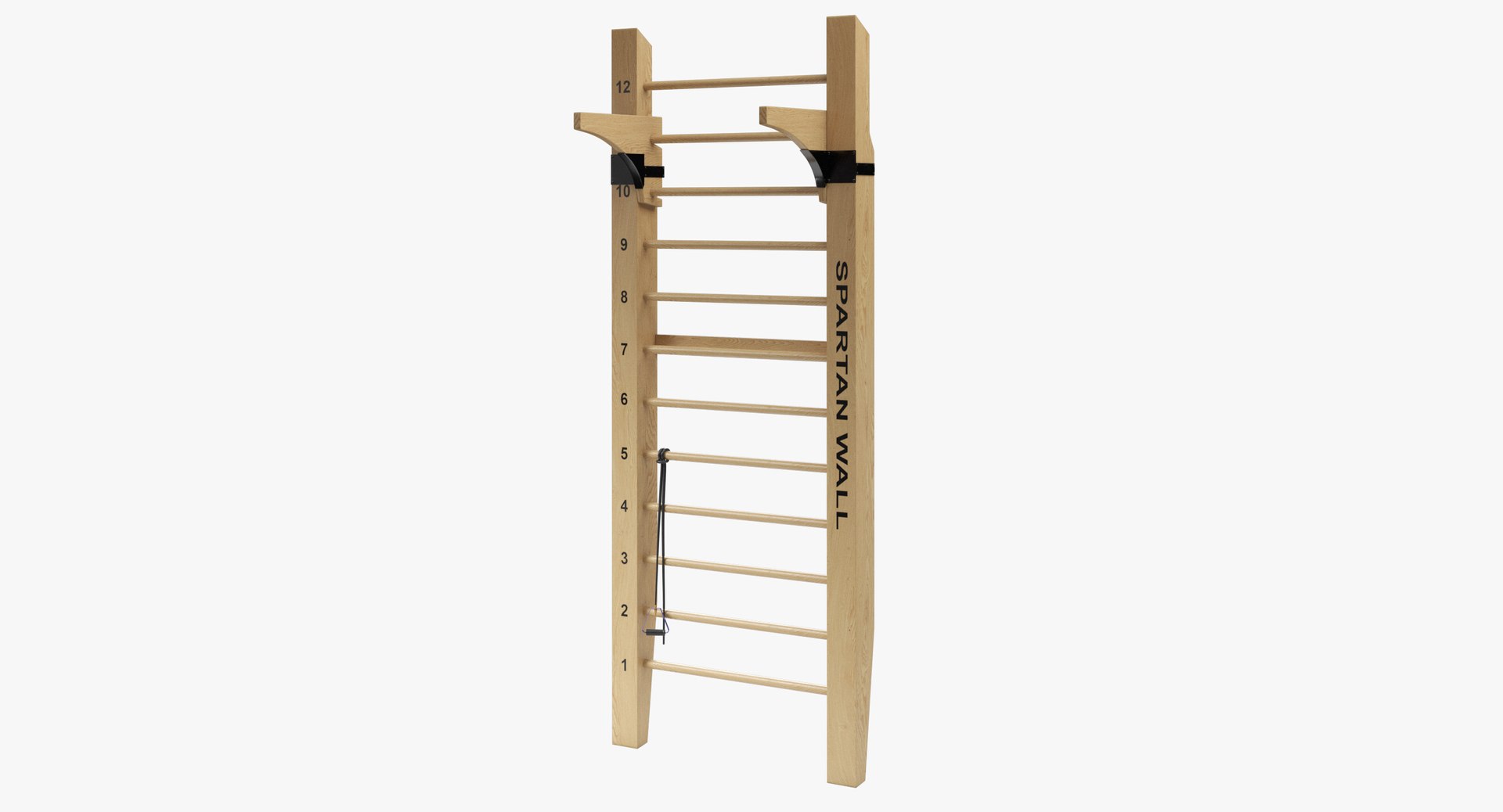 3D Swedish Ladder Wall Model - TurboSquid 2217298