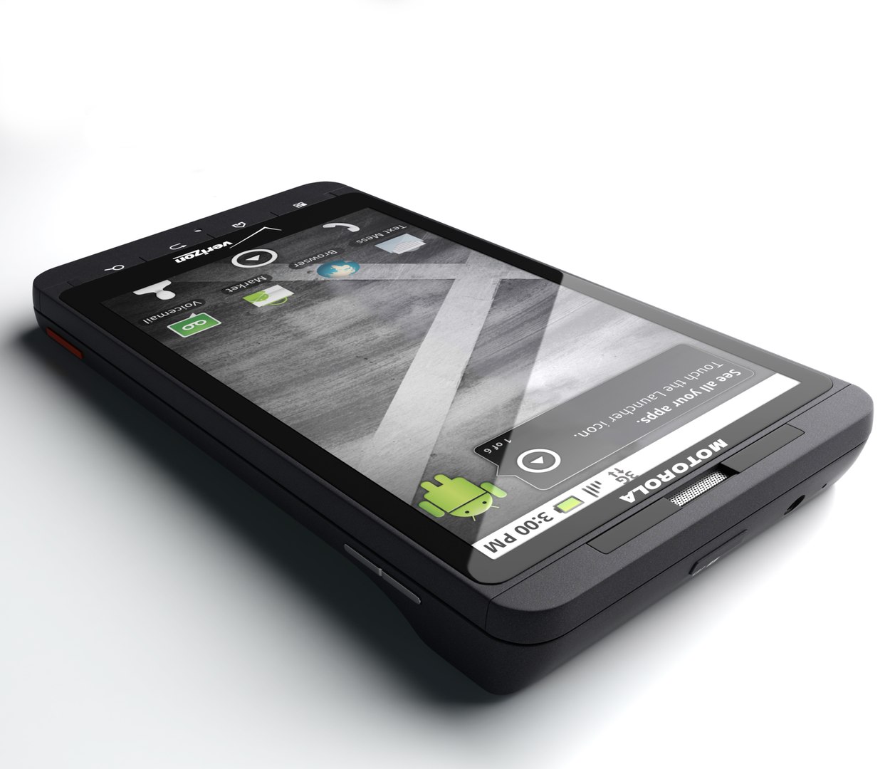 Motorola Droid X Phone 3d Model