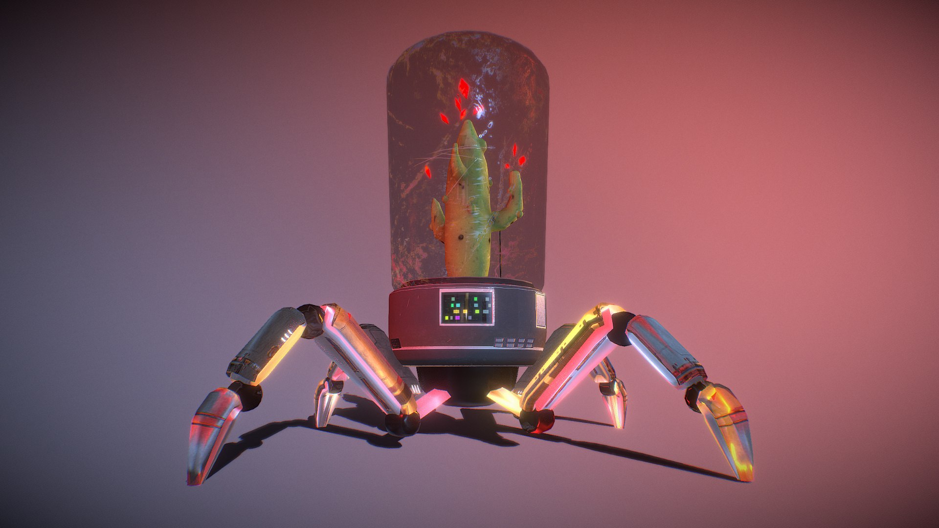 3D Model Robocactus - TurboSquid 1888619