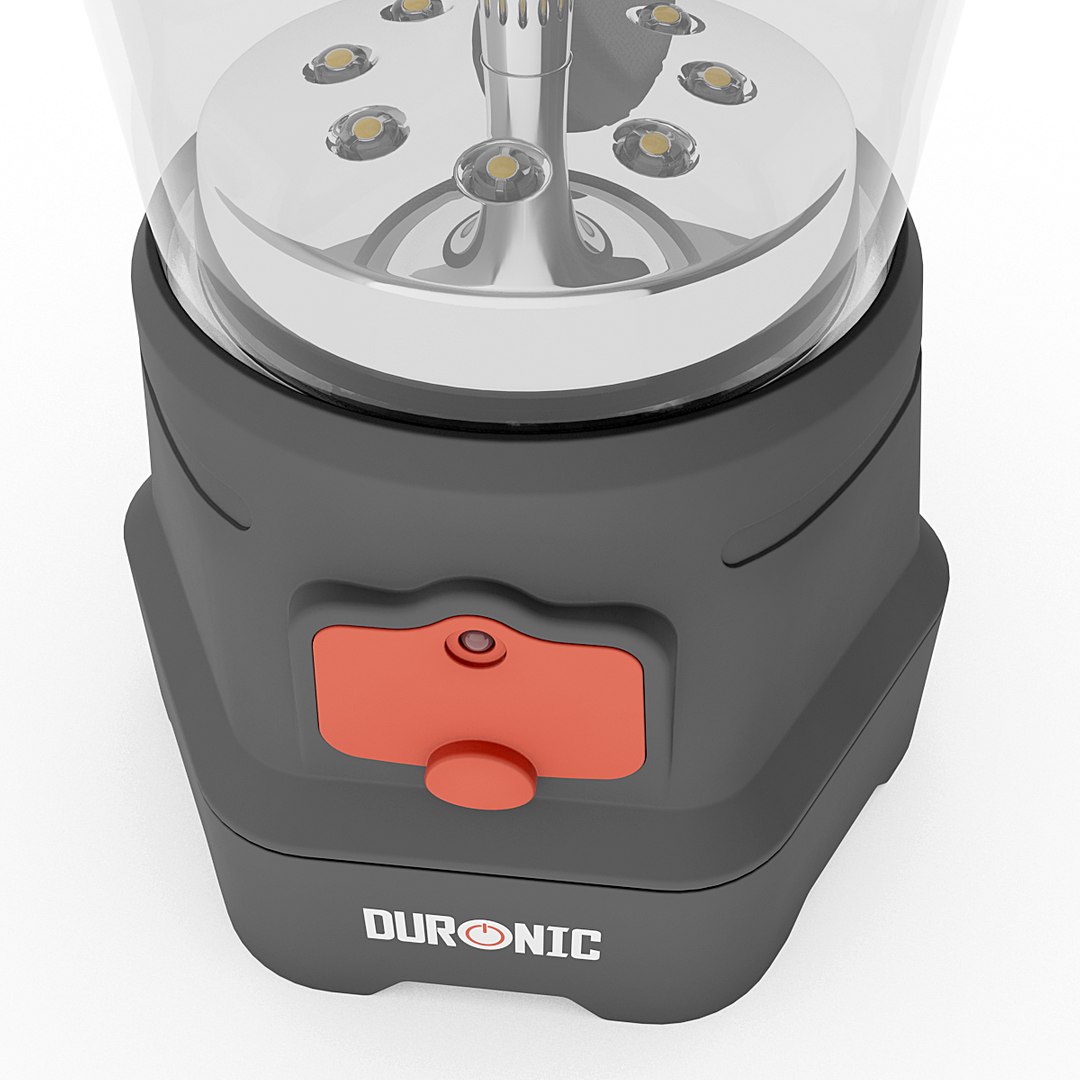 3d Model Led Lantern Flashlight Dynamo