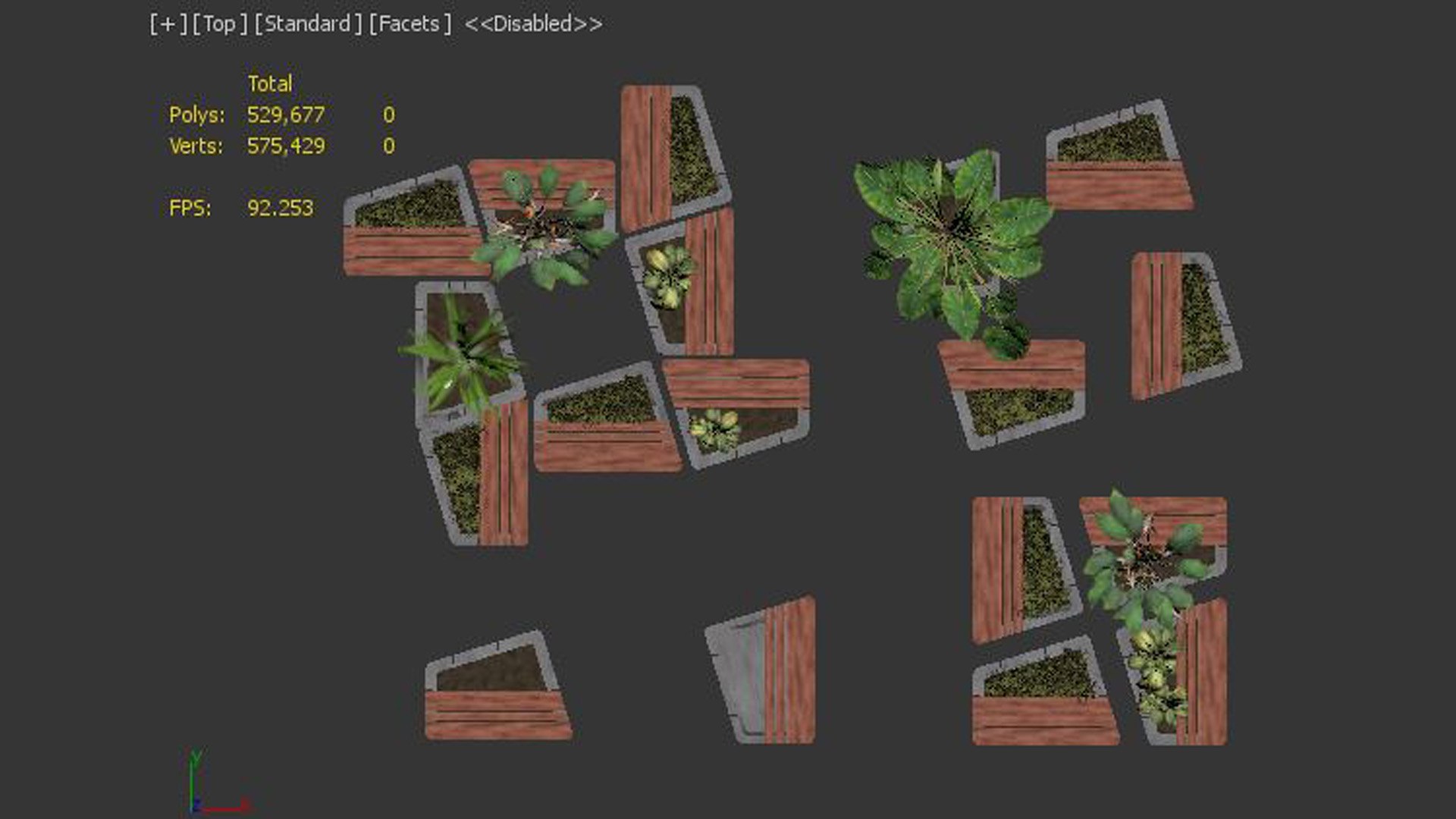 3D Modular Planters - TurboSquid 1960256
