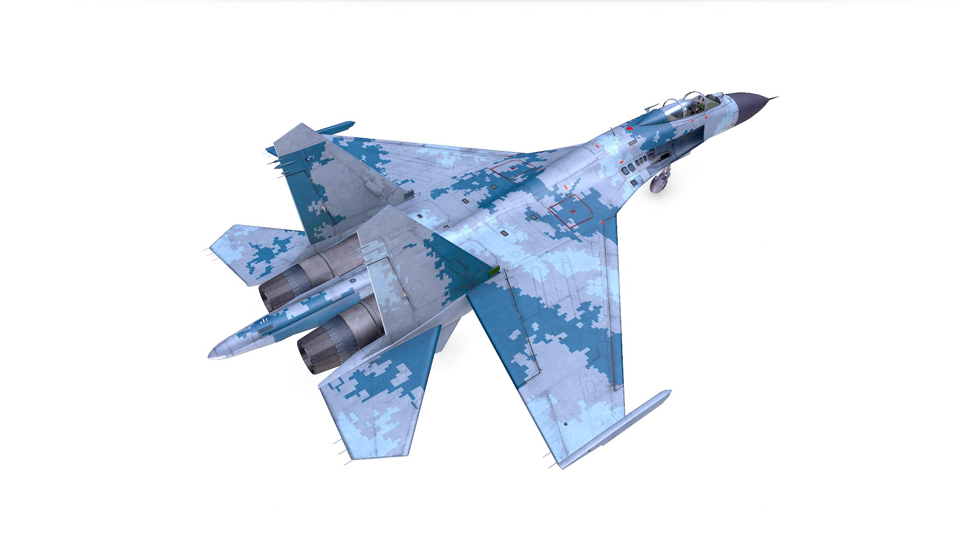 Sukhoi Su-27 Model - TurboSquid 1668780