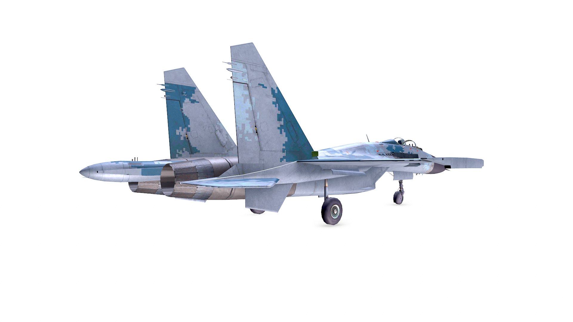 Sukhoi Su-27 Model - TurboSquid 1668780
