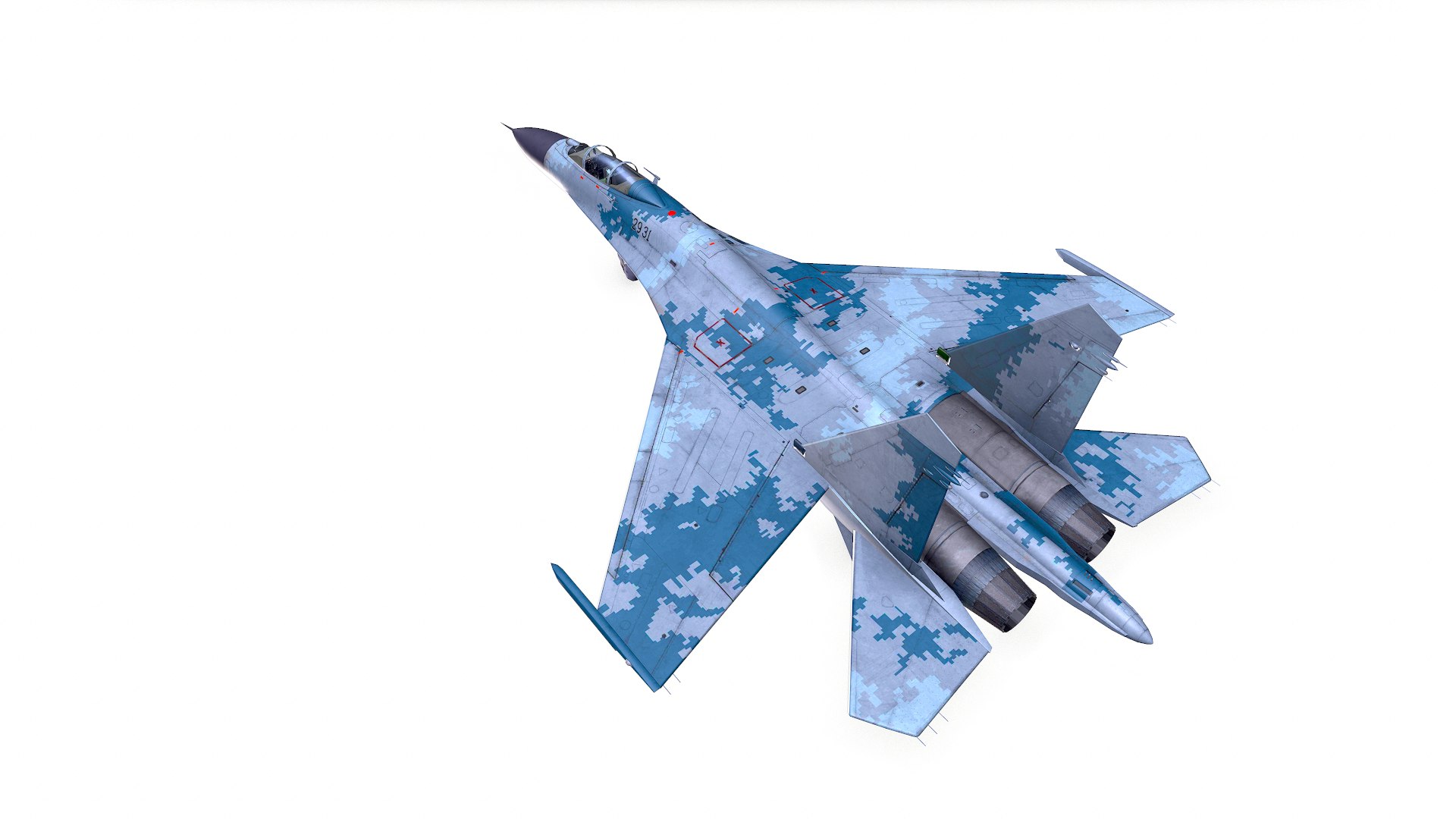 Sukhoi Su-27 Model - TurboSquid 1668780