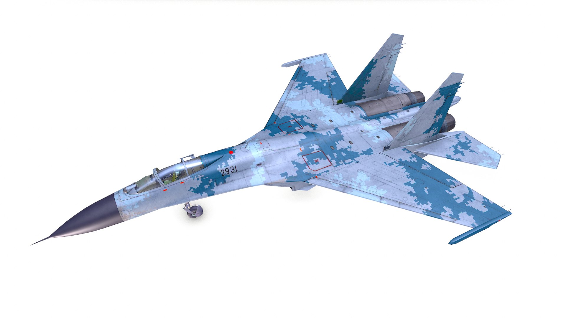 Sukhoi Su-27 Model - TurboSquid 1668780