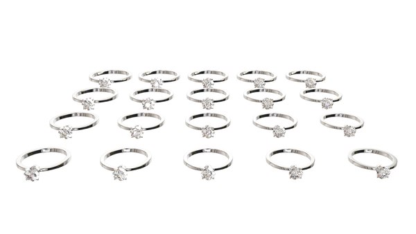 3D SOLITAIRE DIAMOND RING model - TurboSquid 1976402