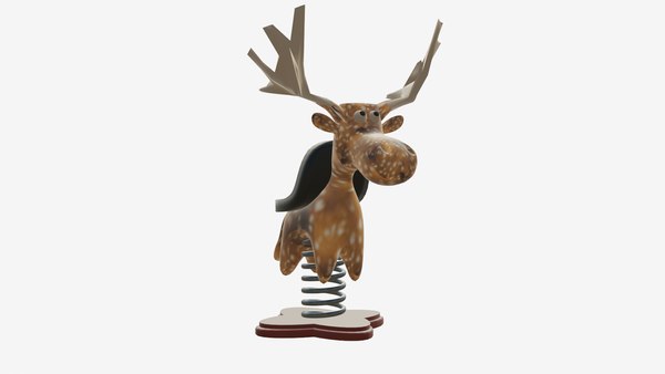 Spring swing rider DEER 3D model - TurboSquid 1779852