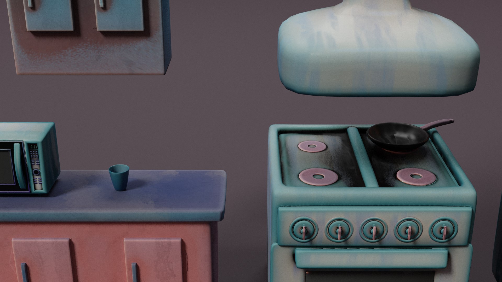 Kitchen Asset 3D Model - TurboSquid 1925073