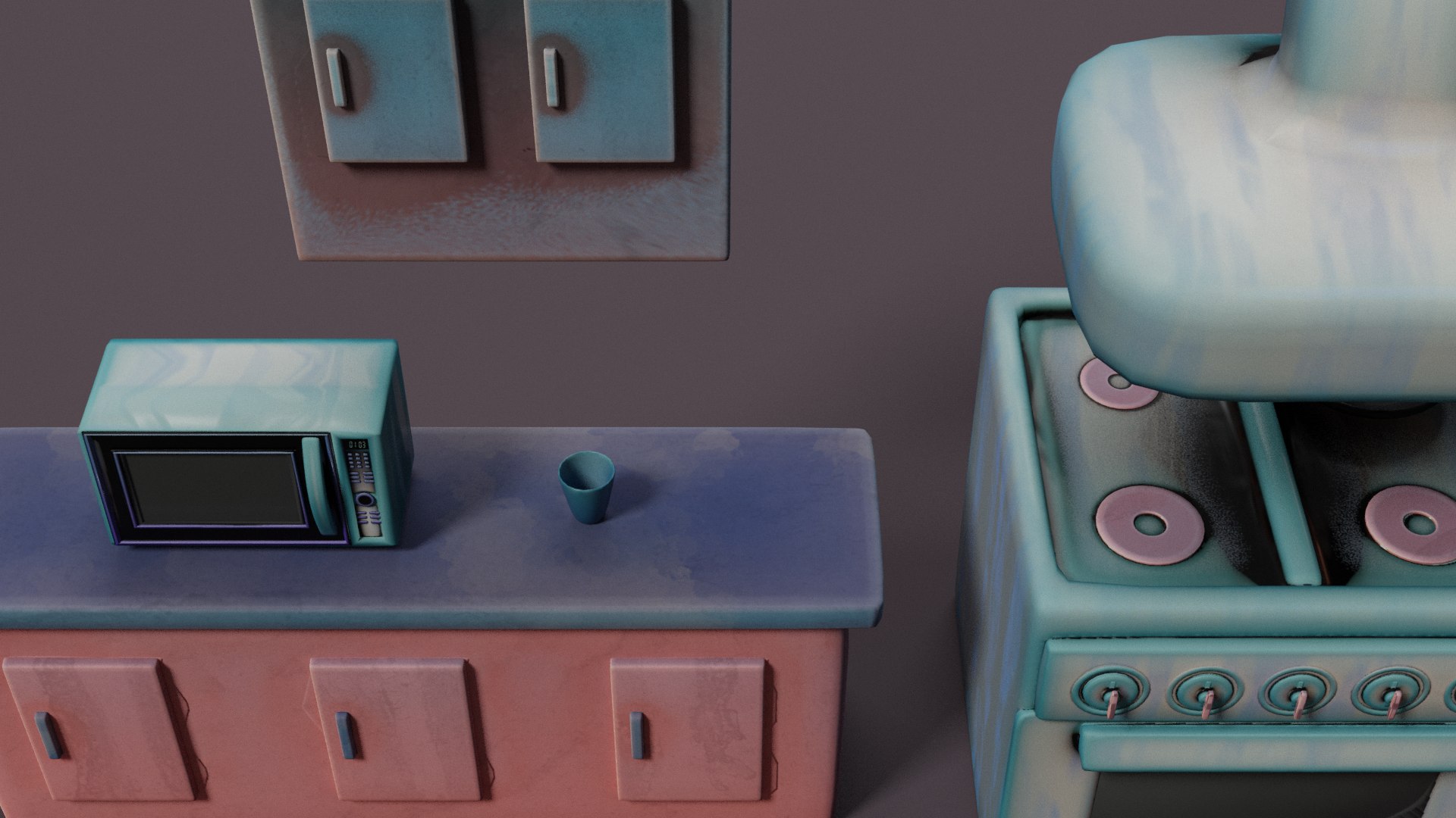 Kitchen Asset 3D Model - TurboSquid 1925073