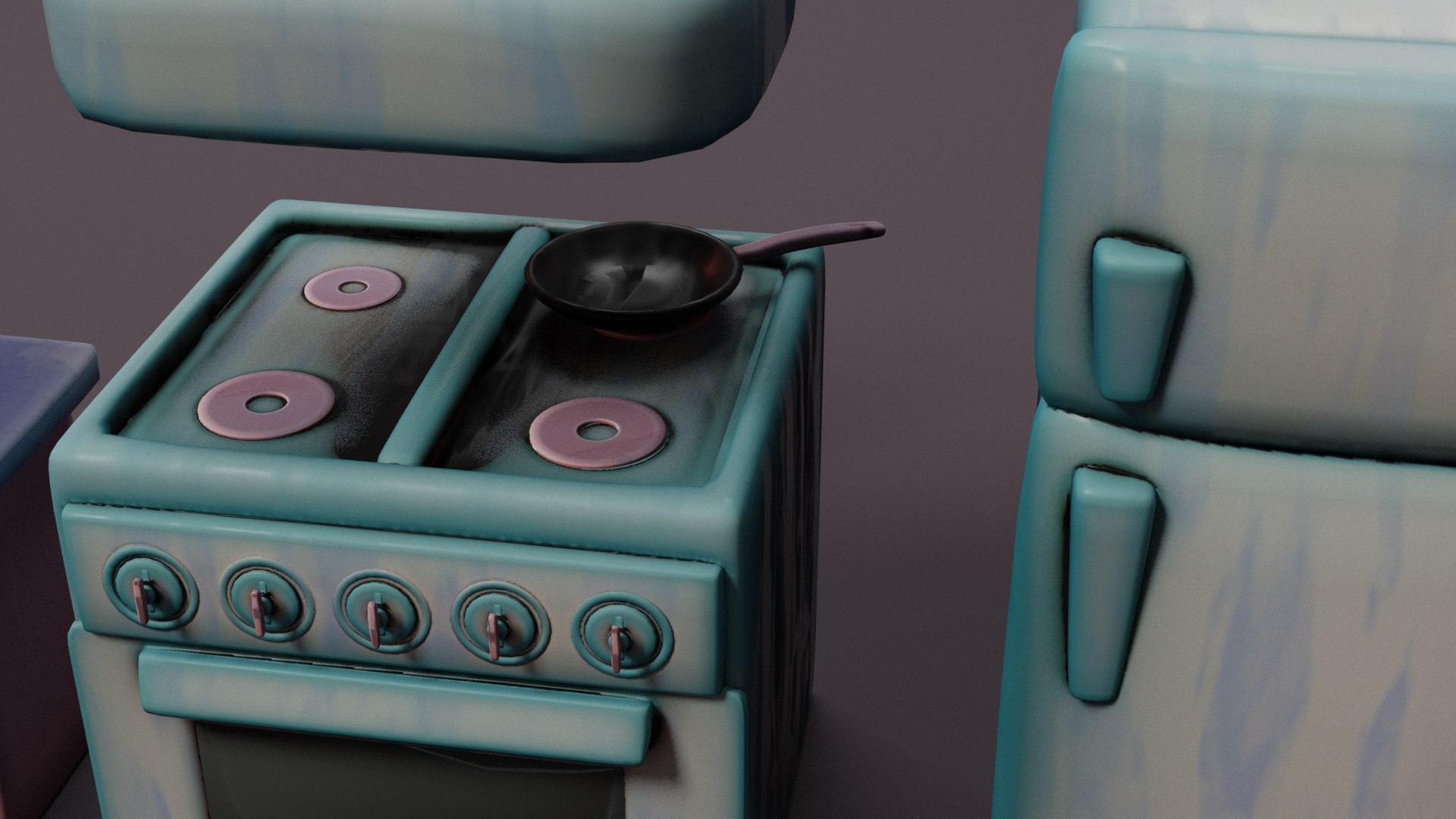 Kitchen Asset 3D Model - TurboSquid 1925073
