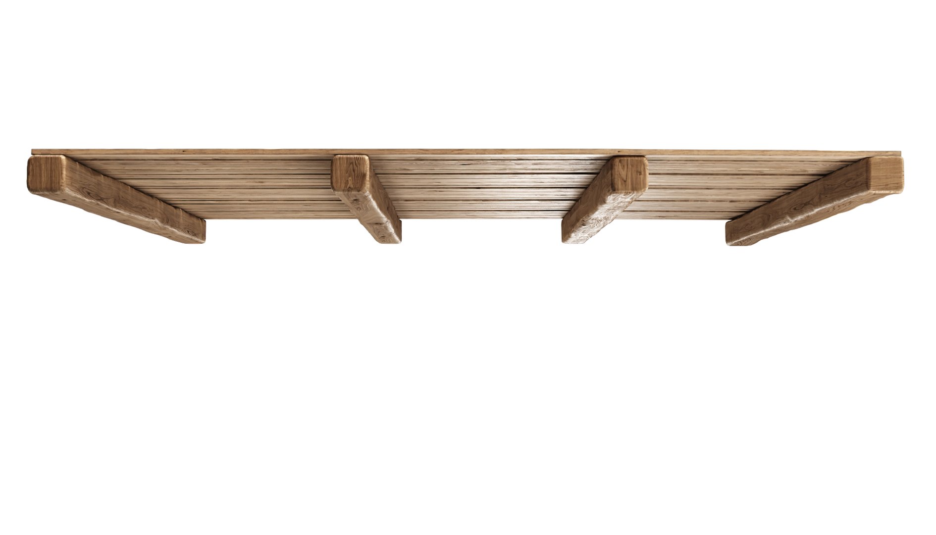 Stright Wooden Ceiling V4 Model - TurboSquid 2031492