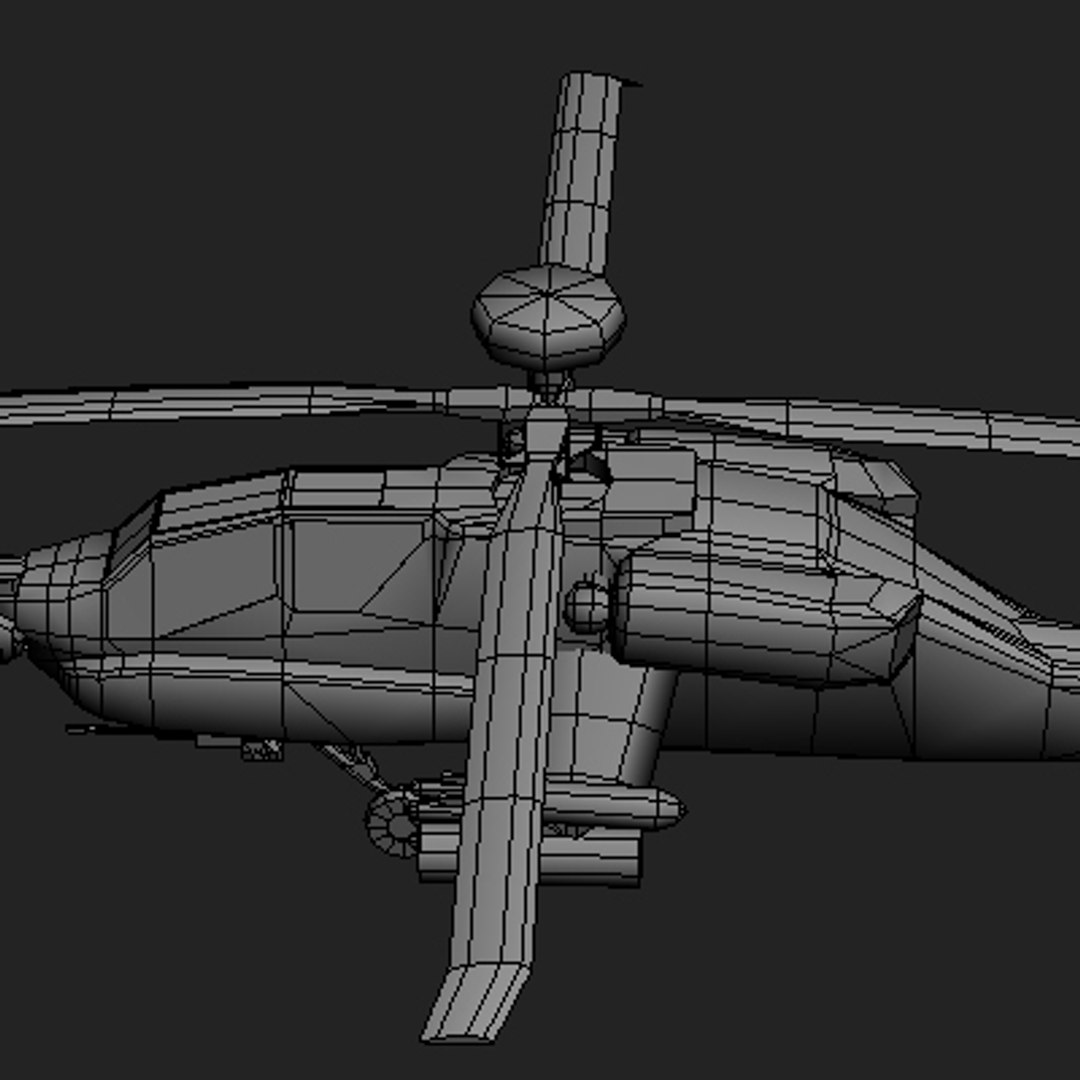 Apache Longbow 3d Model