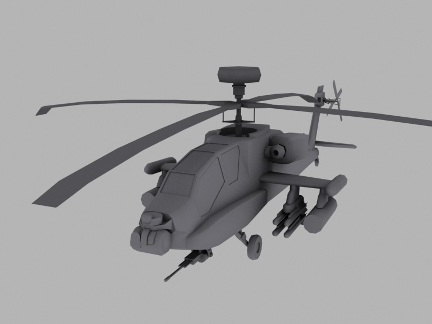 Apache Longbow 3d Model