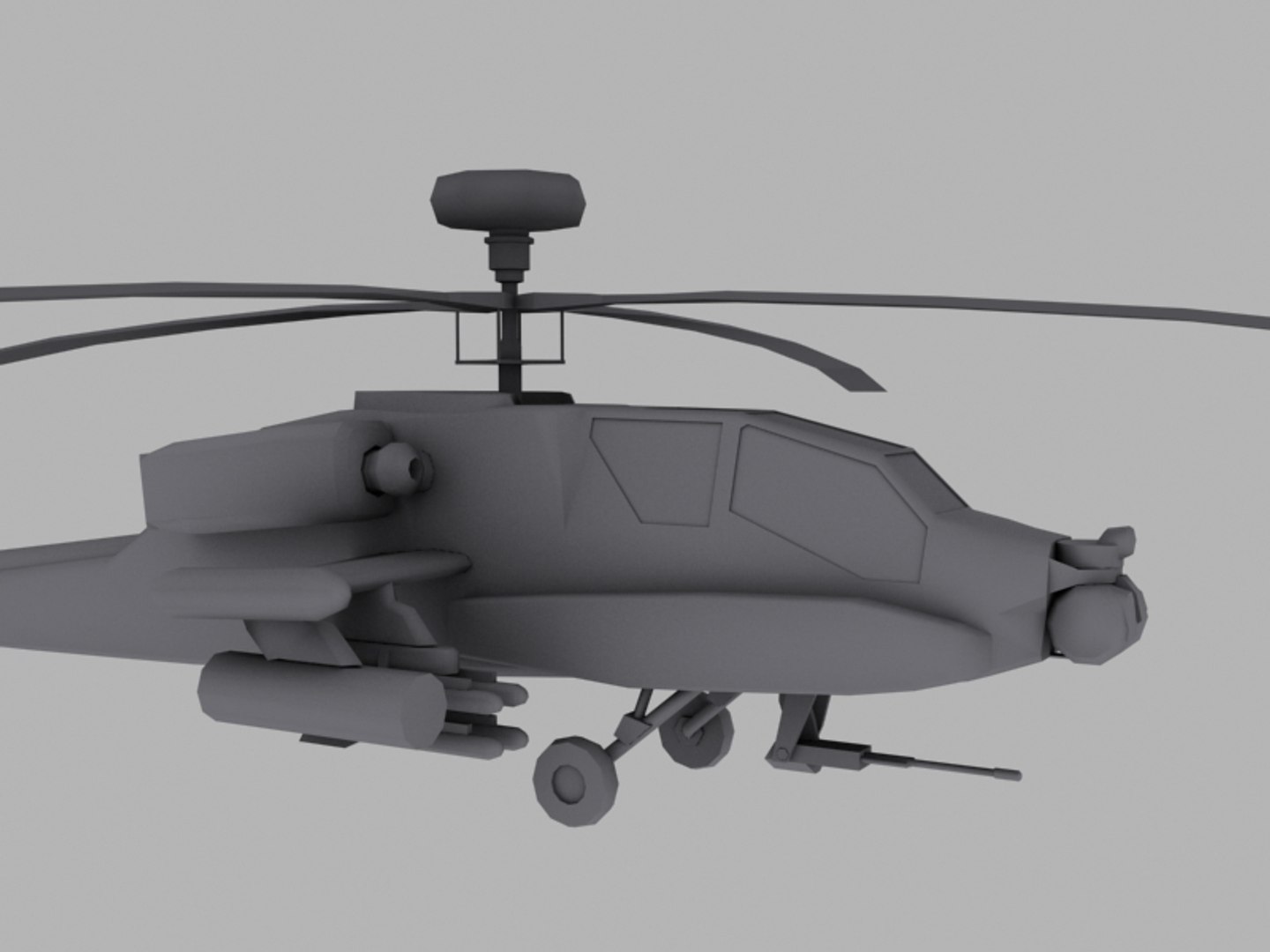 Apache Longbow 3d Model