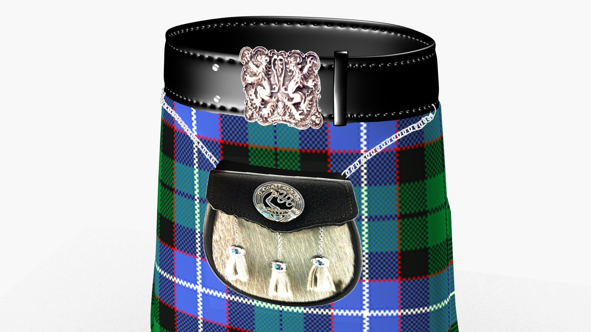 3D Model Kilt Scotish - TurboSquid 1689832