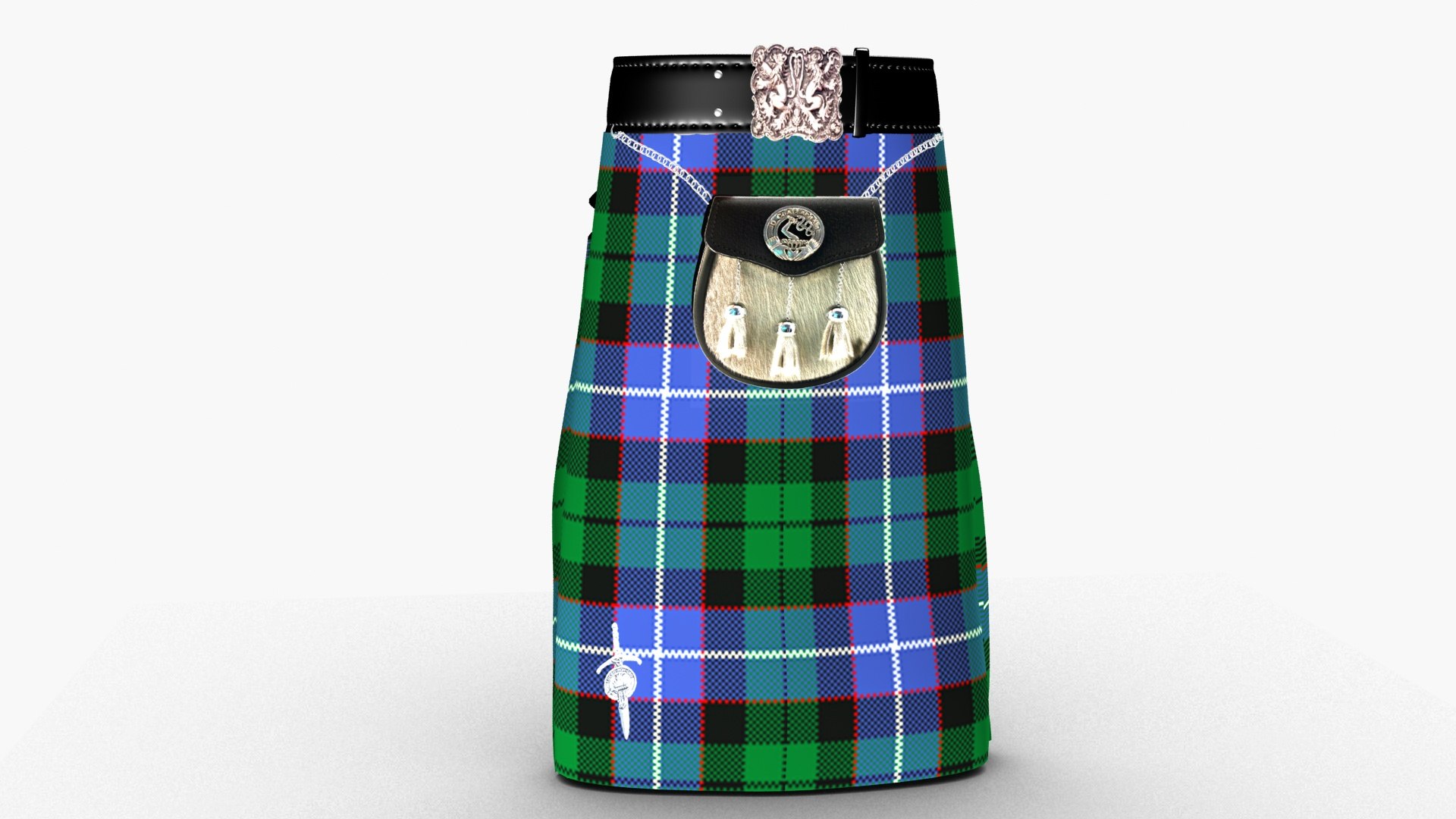 3D Model Kilt Scotish - TurboSquid 1689832