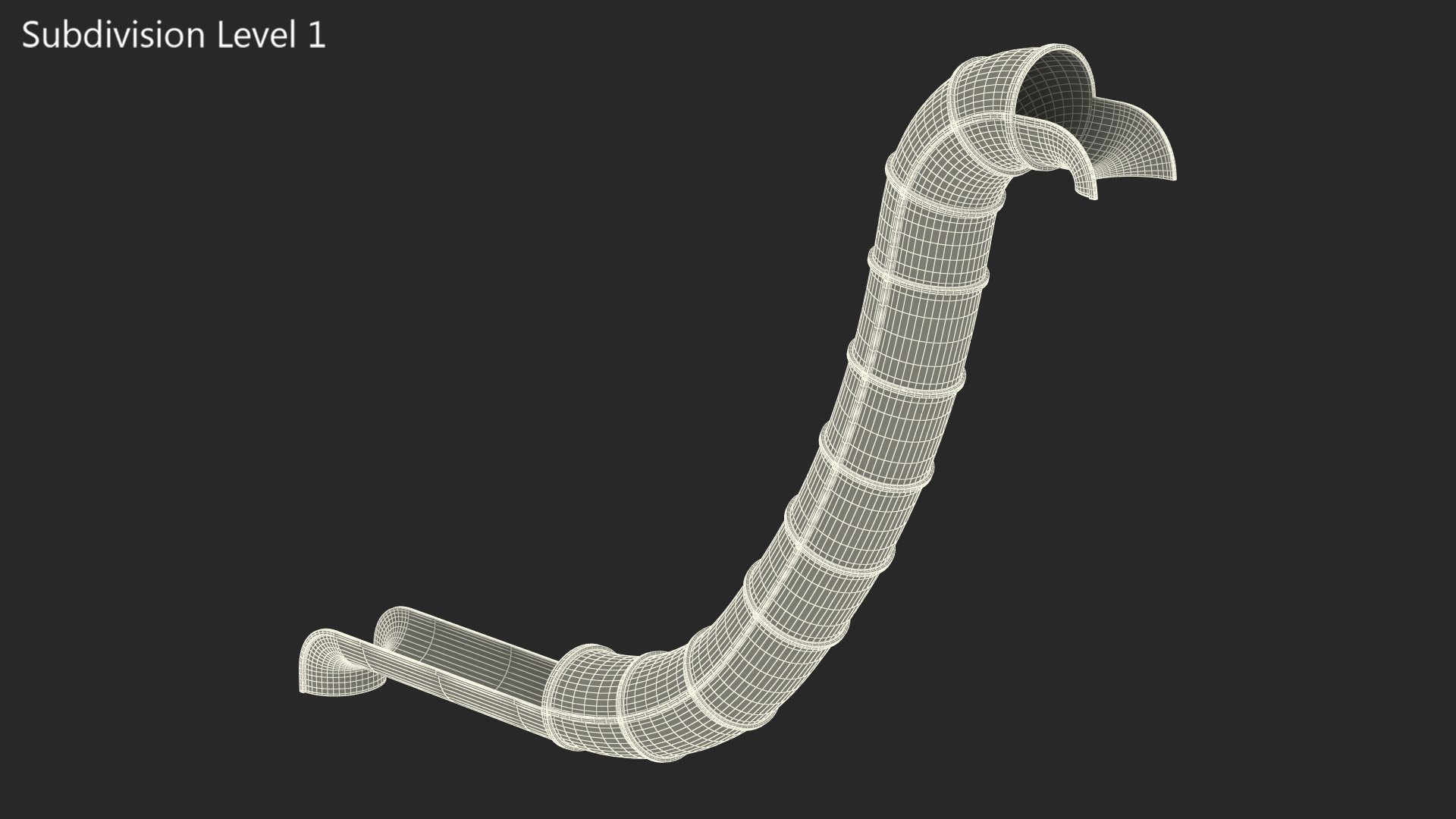 Water Slide Tube 3D Model - TurboSquid 1493324