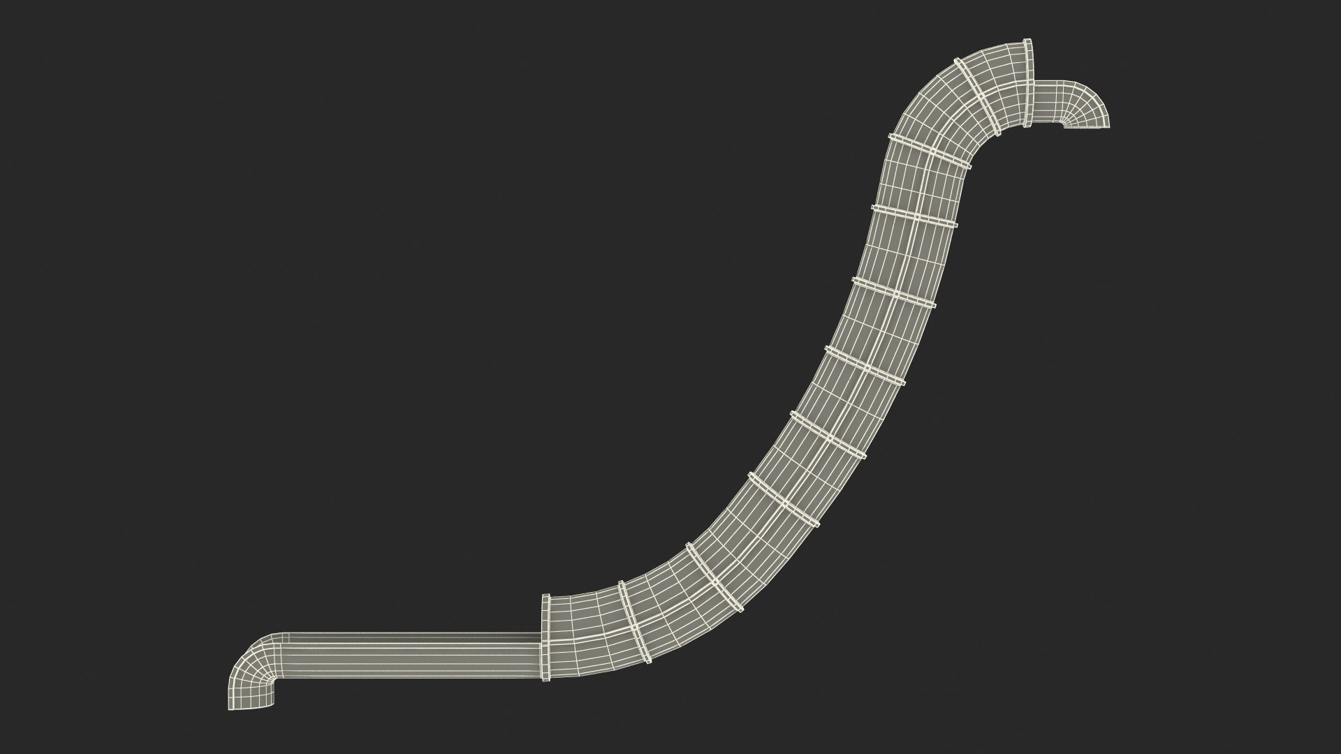 Water Slide Tube 3D Model - TurboSquid 1493324