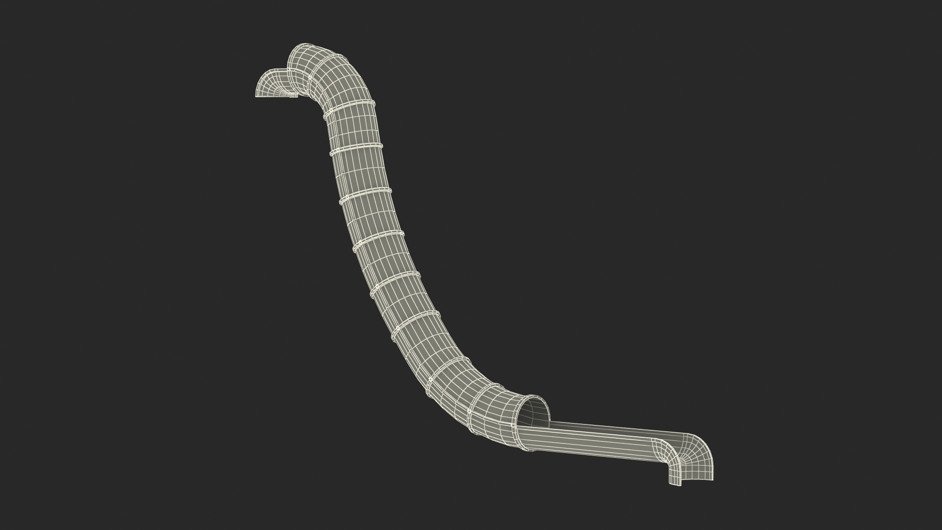 Water Slide Tube 3D Model - TurboSquid 1493324