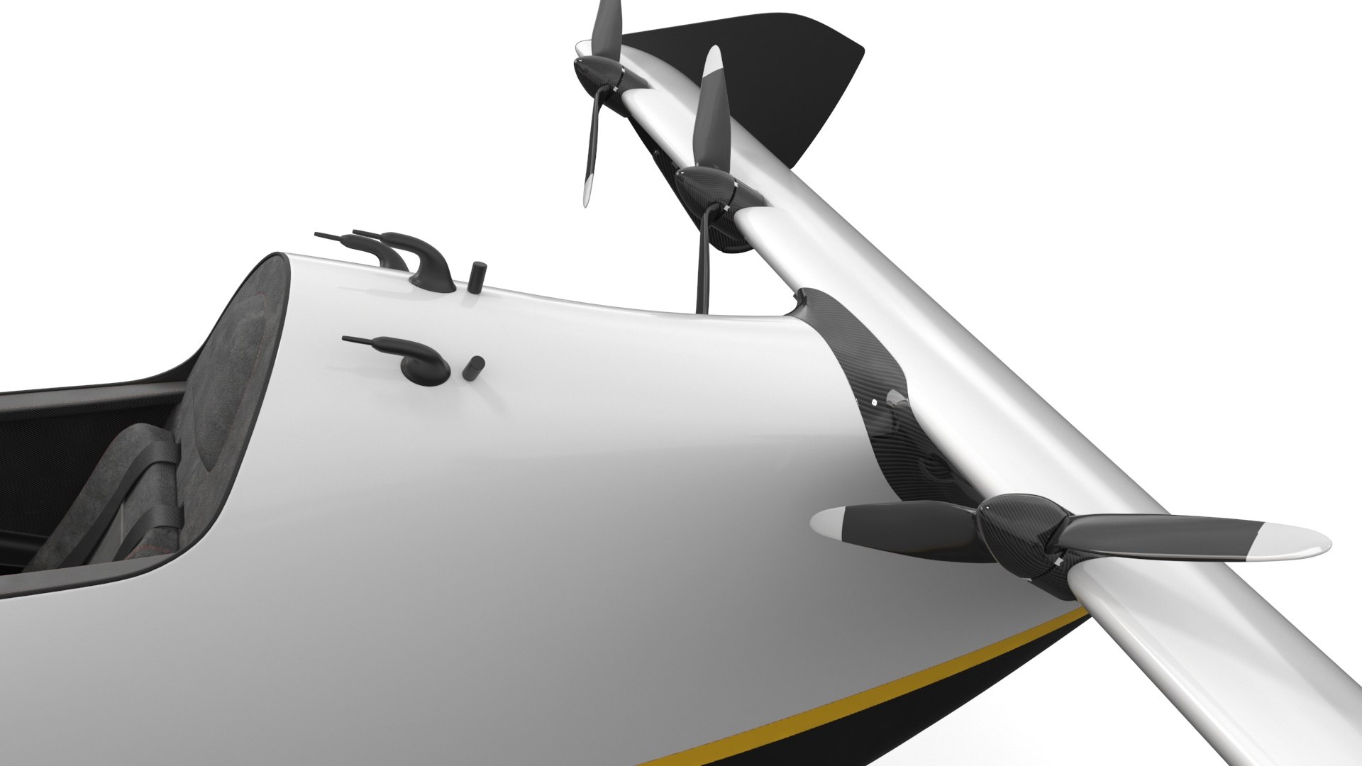 Personal EVTOL Aircraft With 8 Propellers Rigged 3D Model - TurboSquid ...
