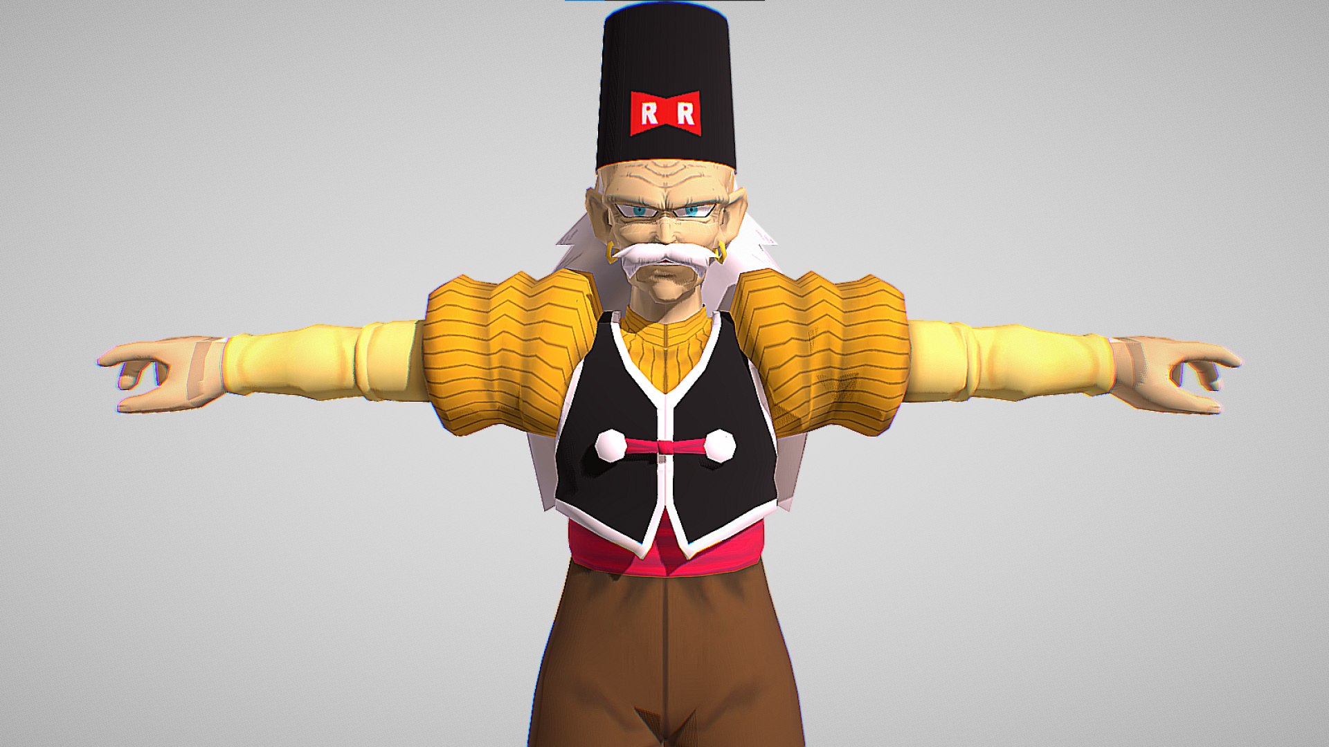 Dr-Gero - Android 20 - Dragon Ball Z - Budokai Model - TurboSquid 2347223