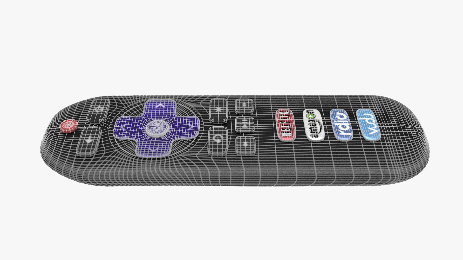 Smart Tv Remote 3d Max