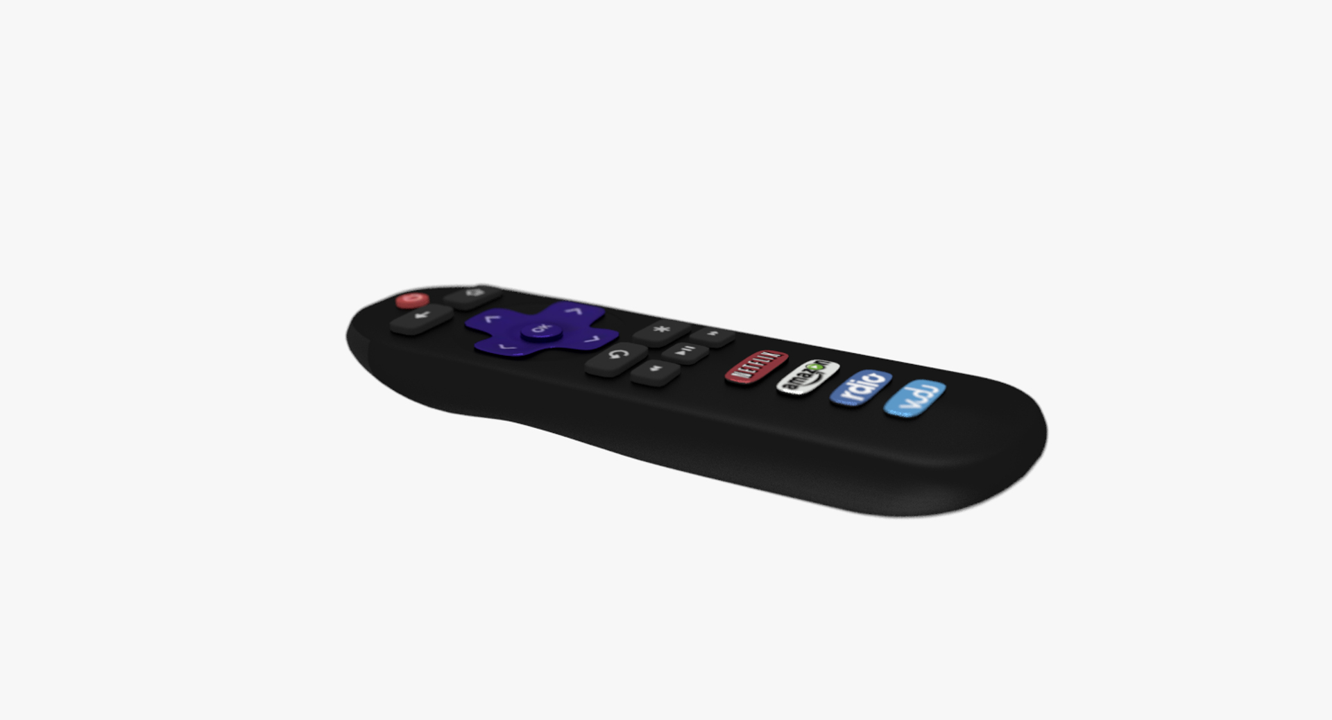 Smart Tv Remote 3d Max