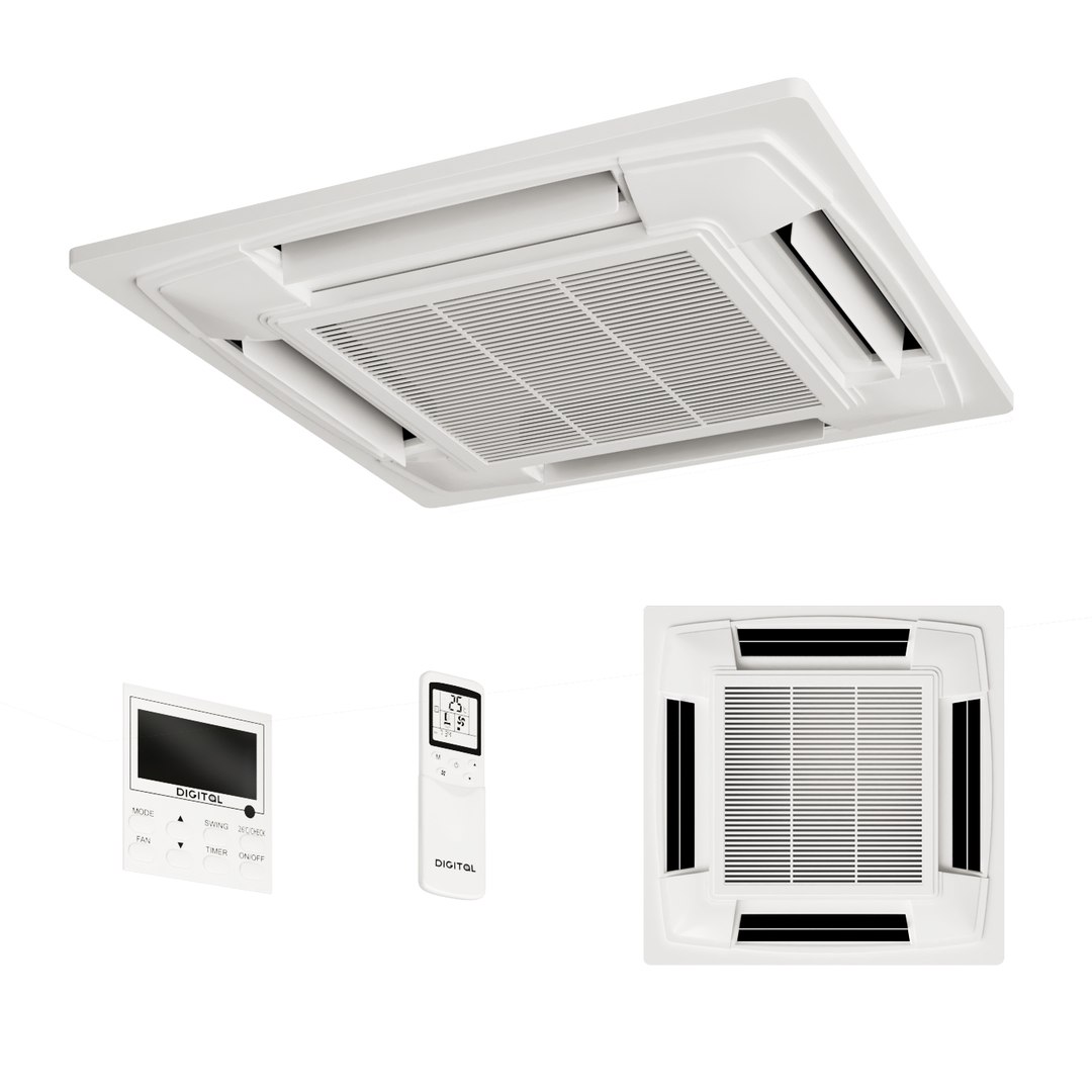 3D Cassette Air Conditioner Model - TurboSquid 1617767