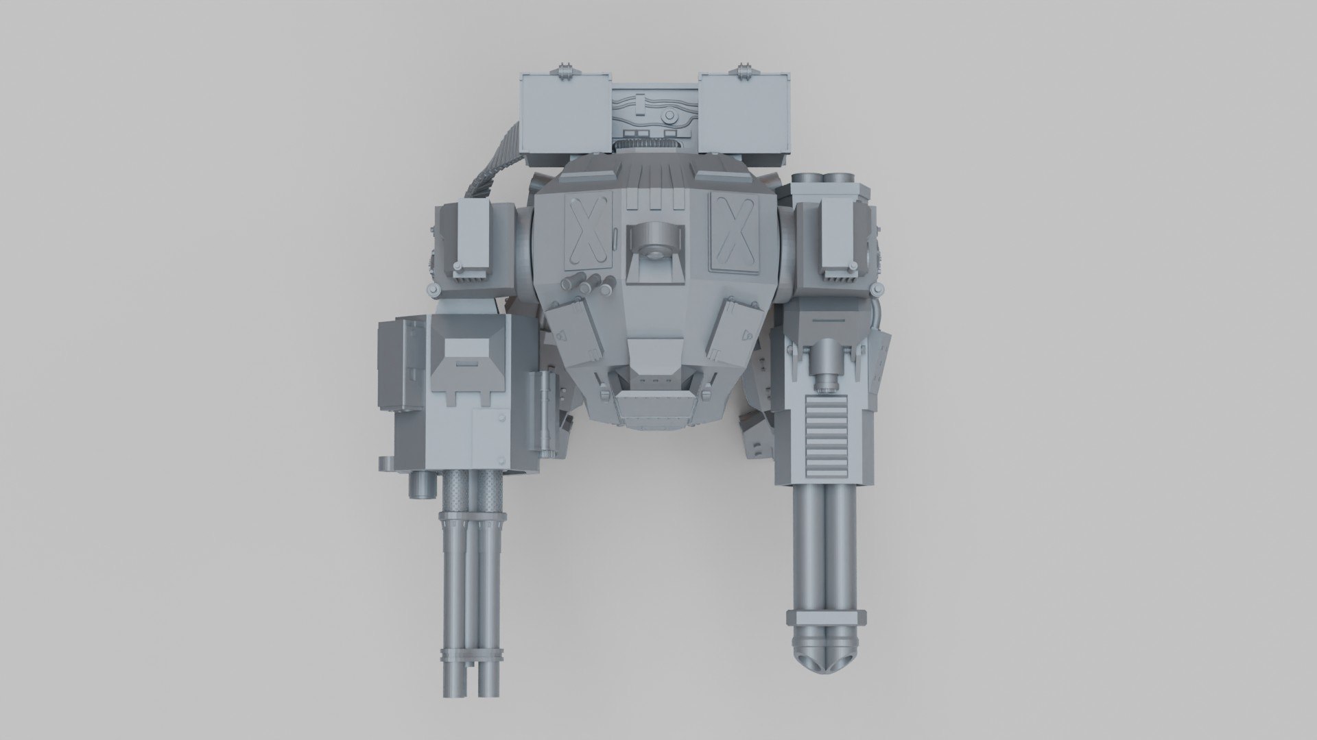 3D Model William Gun Mech - TurboSquid 2271357