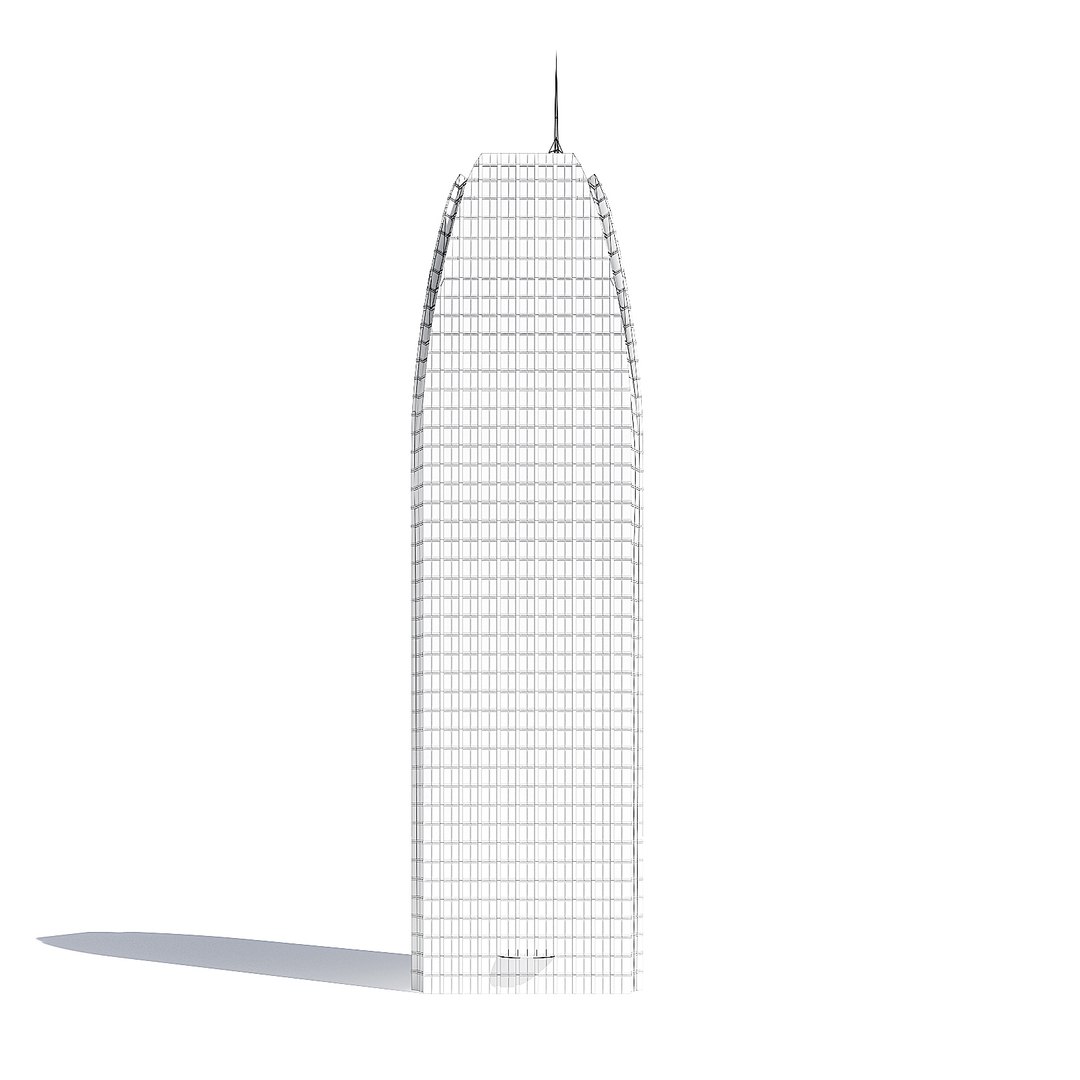 Tall Triangle Skyscraper 3D Model - TurboSquid 1517334