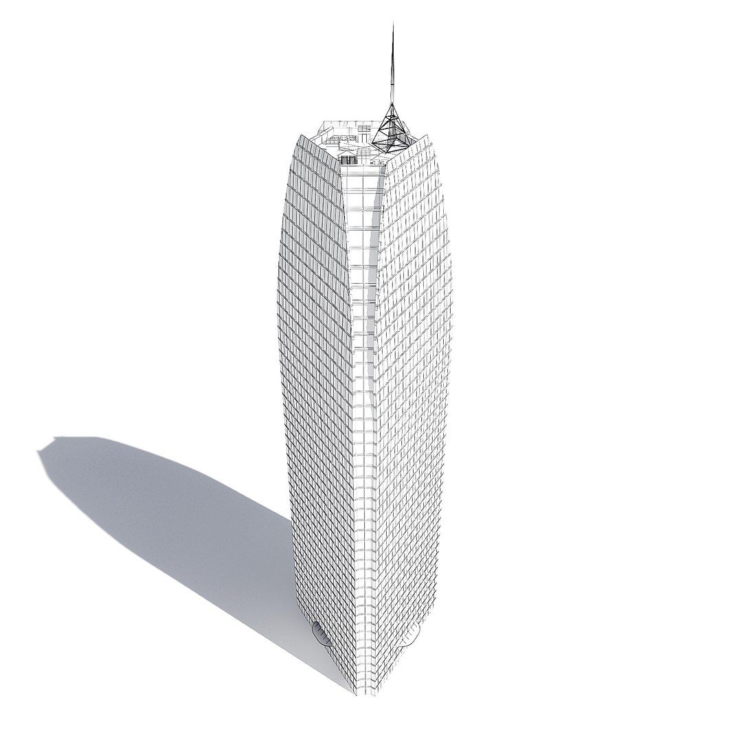 Tall Triangle Skyscraper 3D Model - TurboSquid 1517334