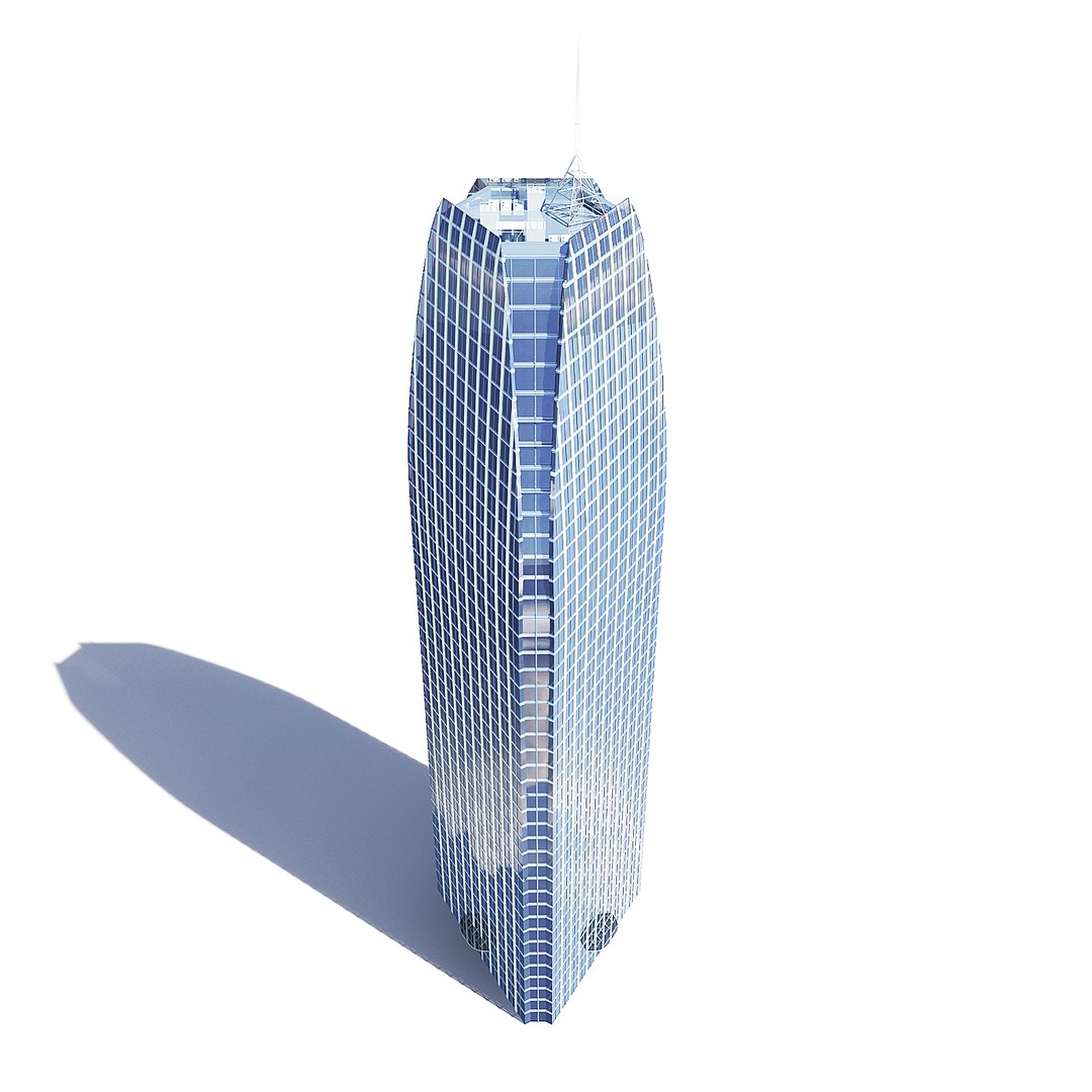 Tall Triangle Skyscraper 3D Model - TurboSquid 1517334