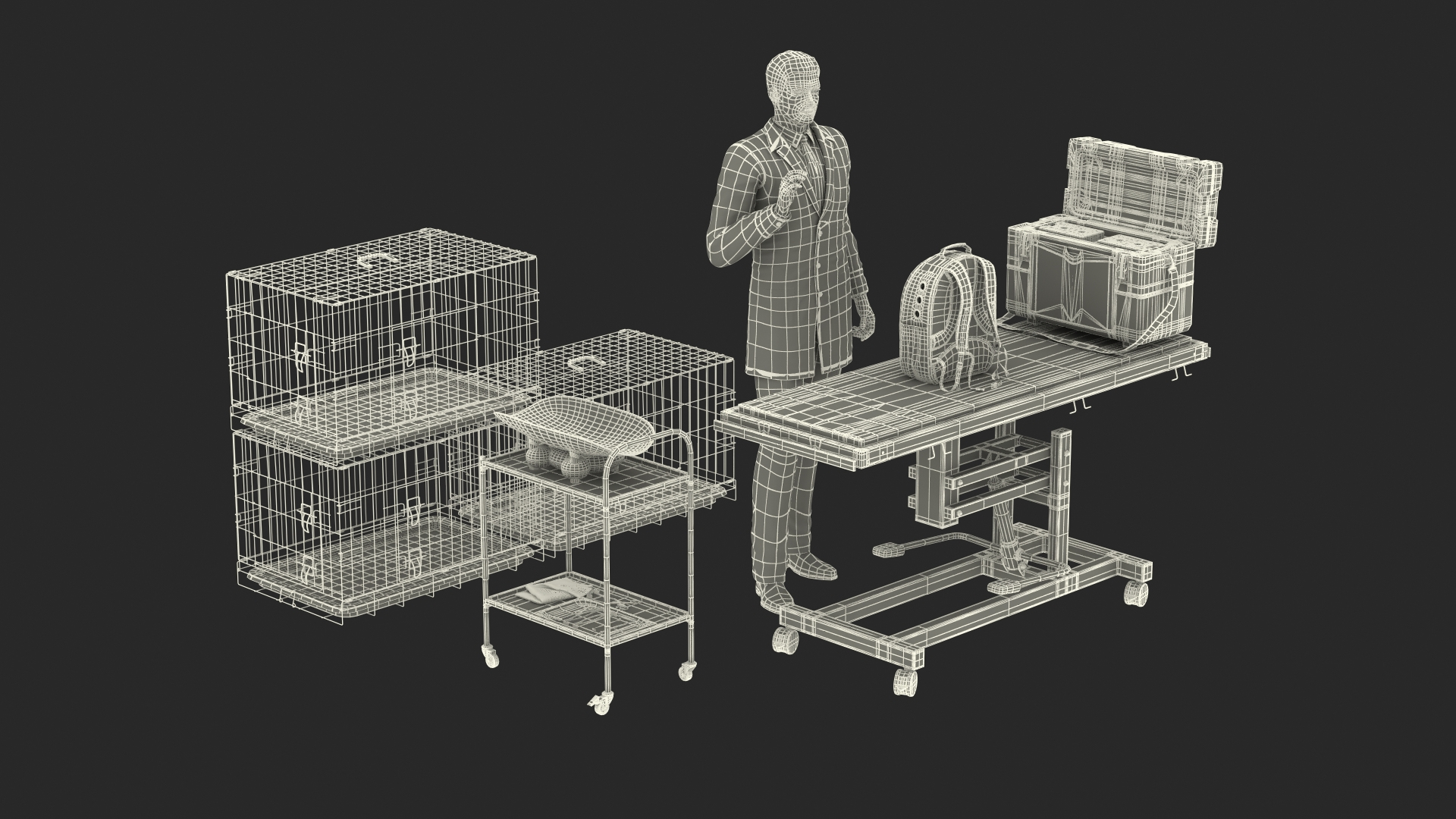 Animal Examination Laboratory Model - TurboSquid 2330076
