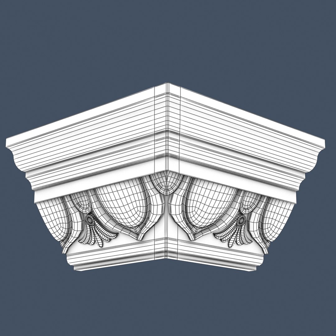 3ds Max Decorative Molding