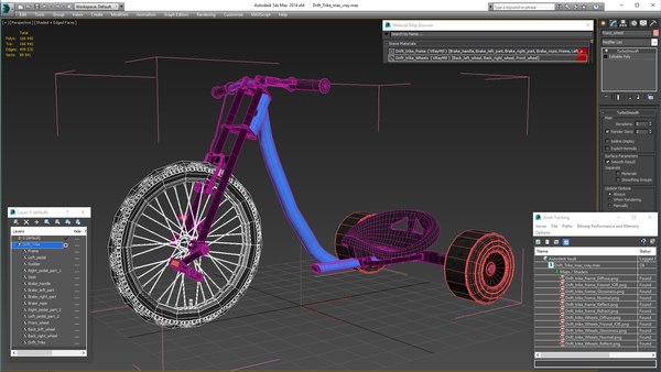 Drift Trike model - TurboSquid 1739382