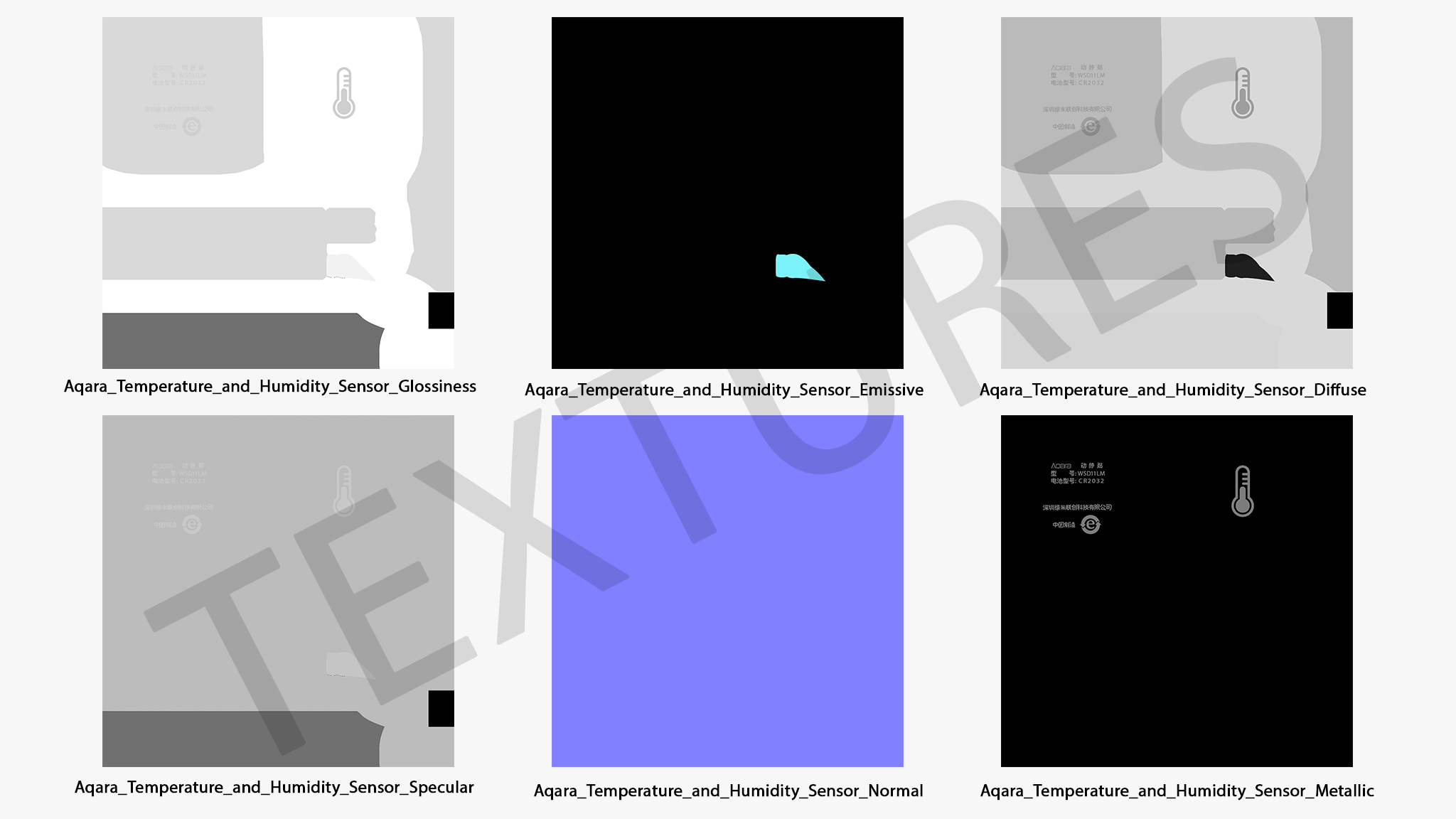 3D temperature humidity sensor model - TurboSquid 1682172