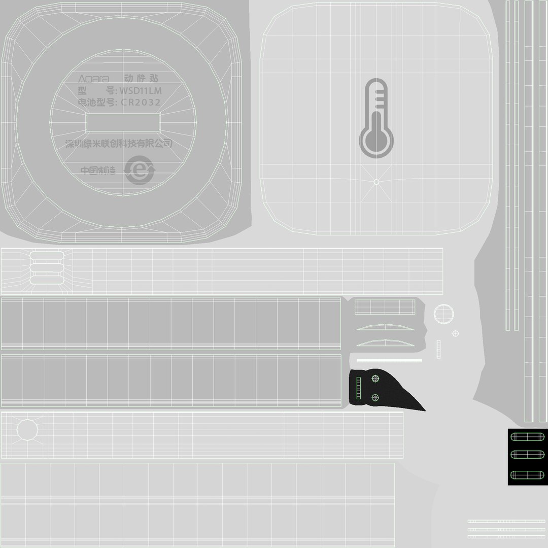 3D Temperature Humidity Sensor Model - TurboSquid 1682172
