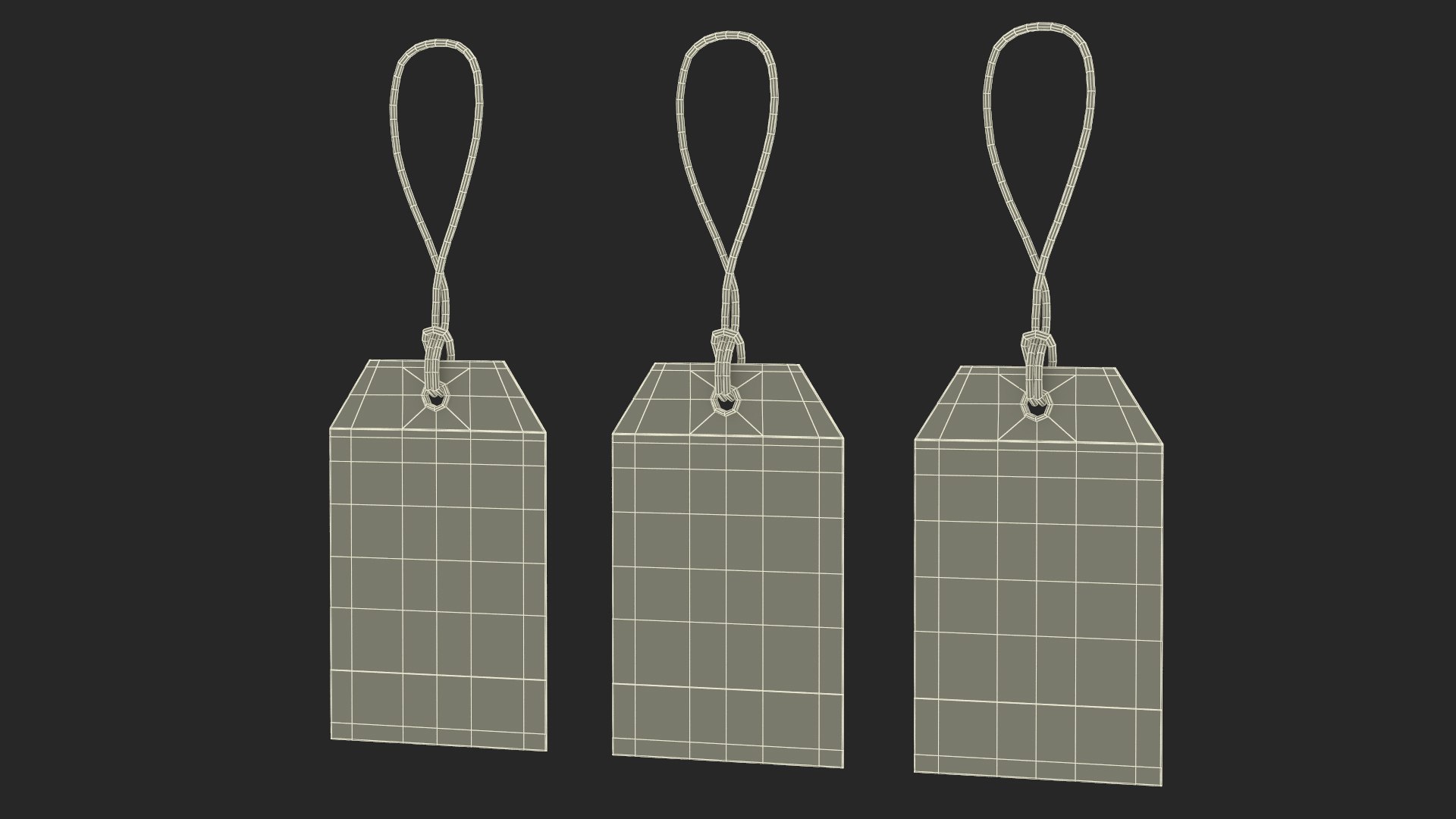 3D model Label Tag Square Chamfered - TurboSquid 1957812