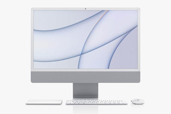 Apple iMac 24-inch 2021 Set All Color 3D model - TurboSquid 1729301