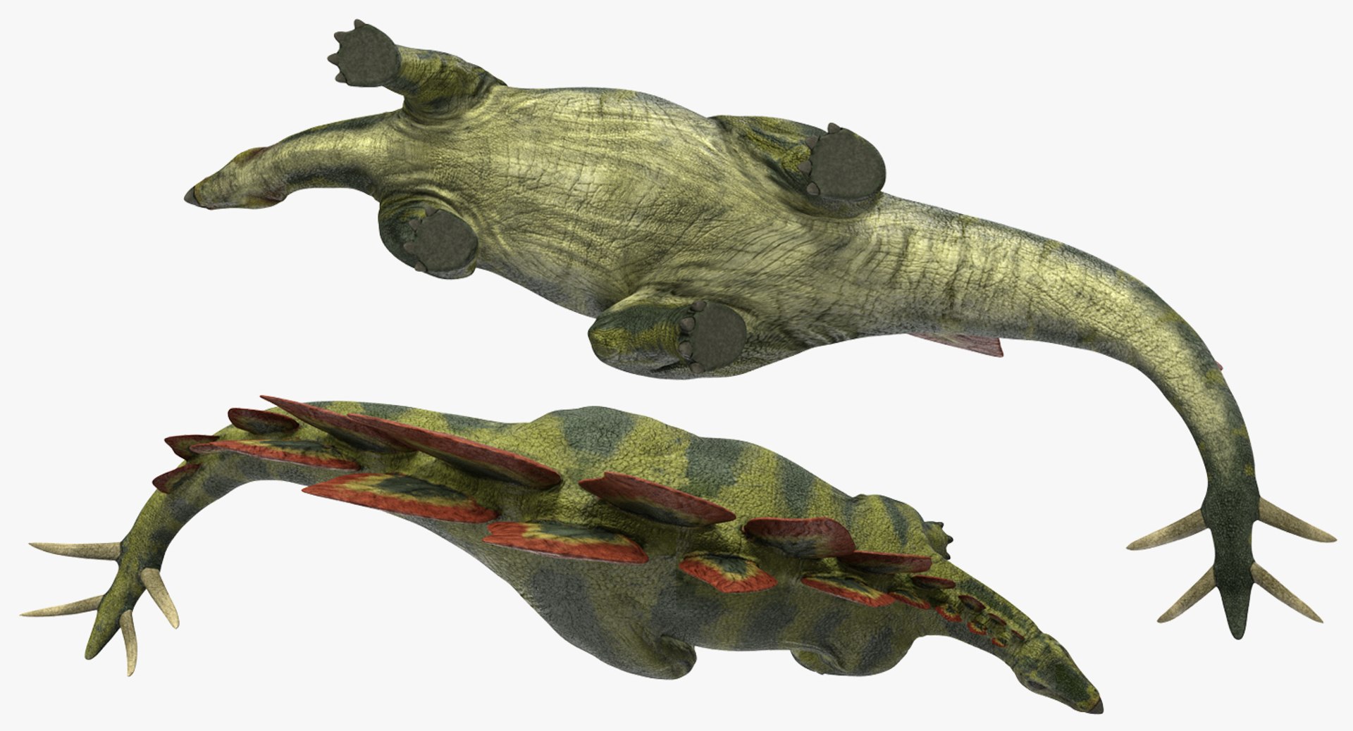 Stegosaurus Walking Pose 3ds