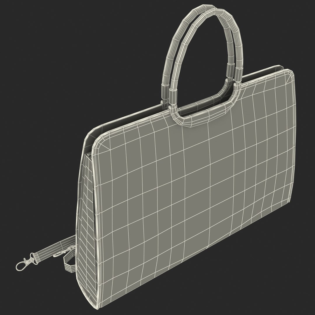 woman handbag 8 bag 3d model