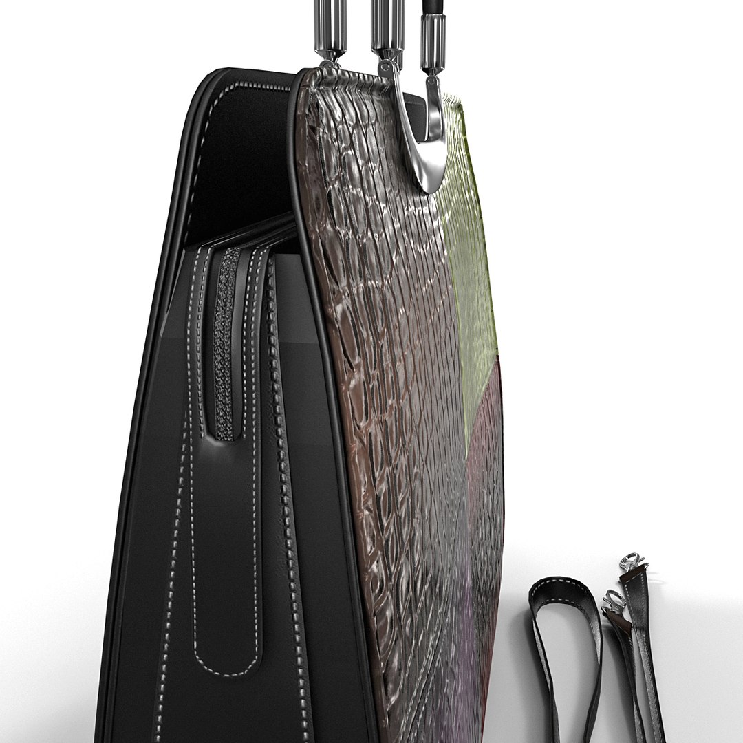 woman handbag 8 bag 3d model
